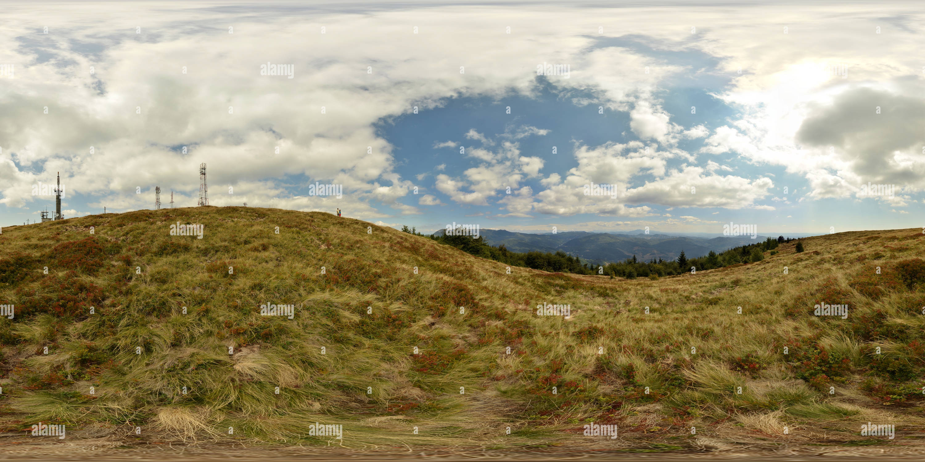 360° view of „Mogosa” peak, south view, Gutai Mountain, Romania - Alamy