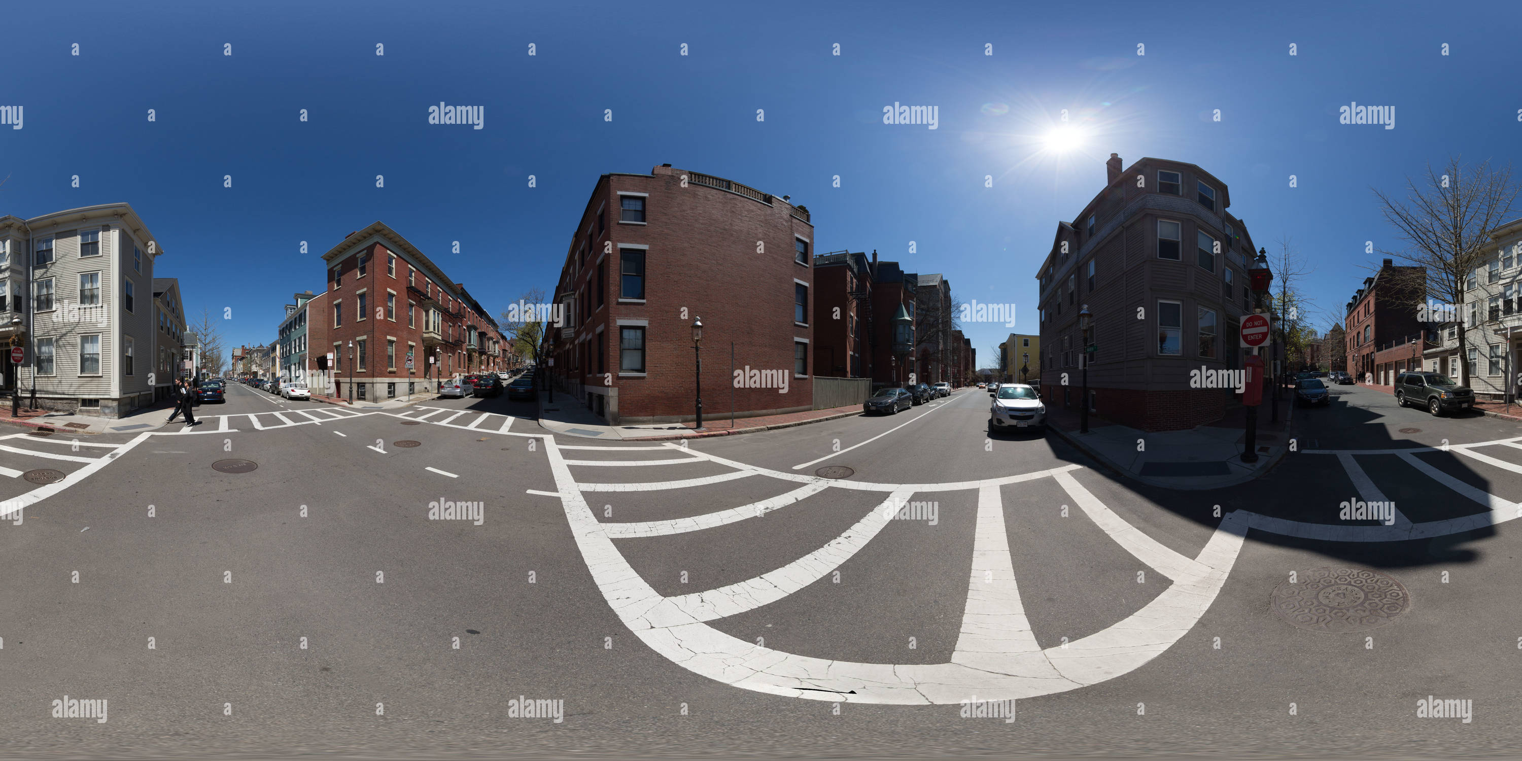 360° view of Boston, Warren Street - Alamy
