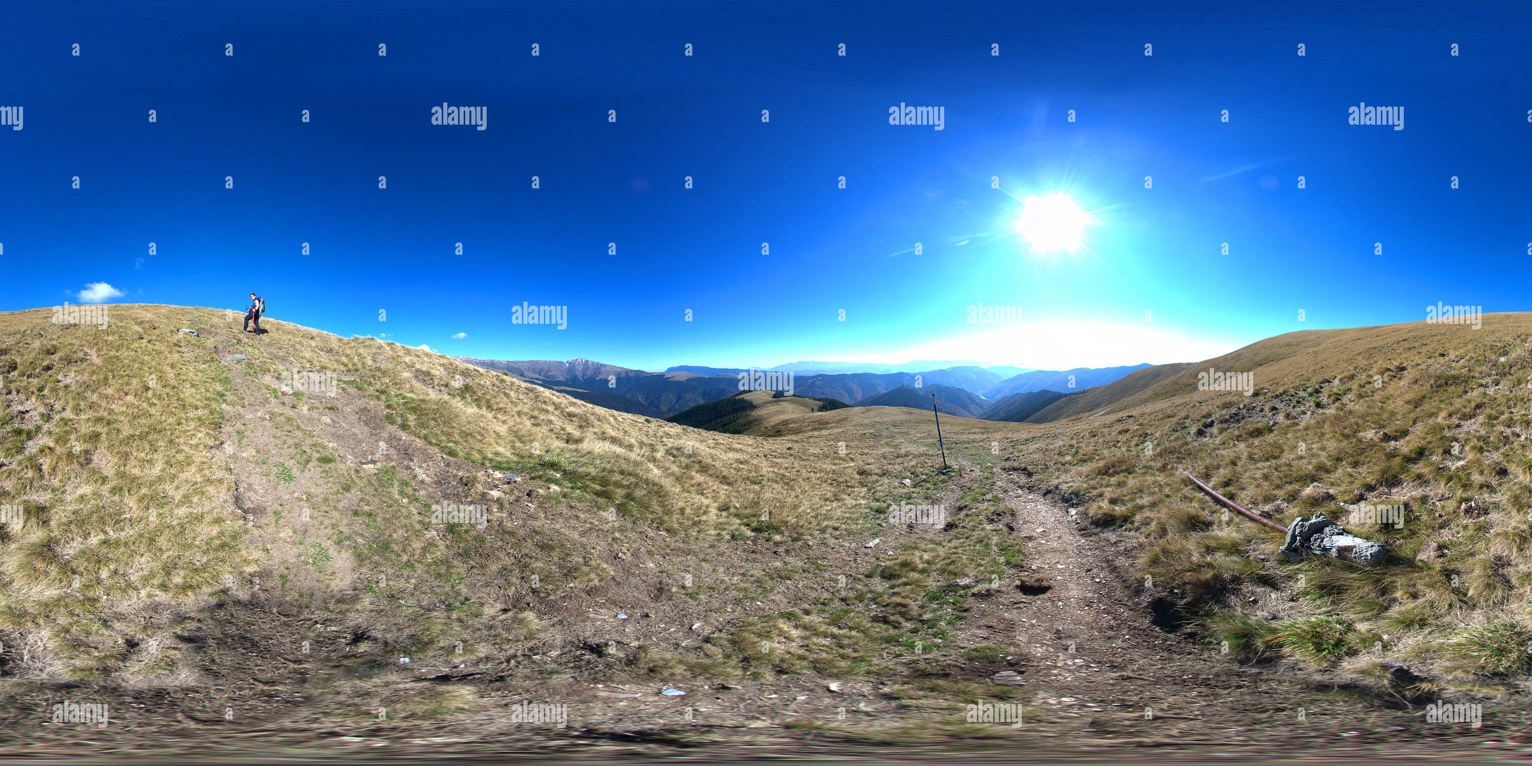 360° view of Hiking in Iezer Papusa - Alamy