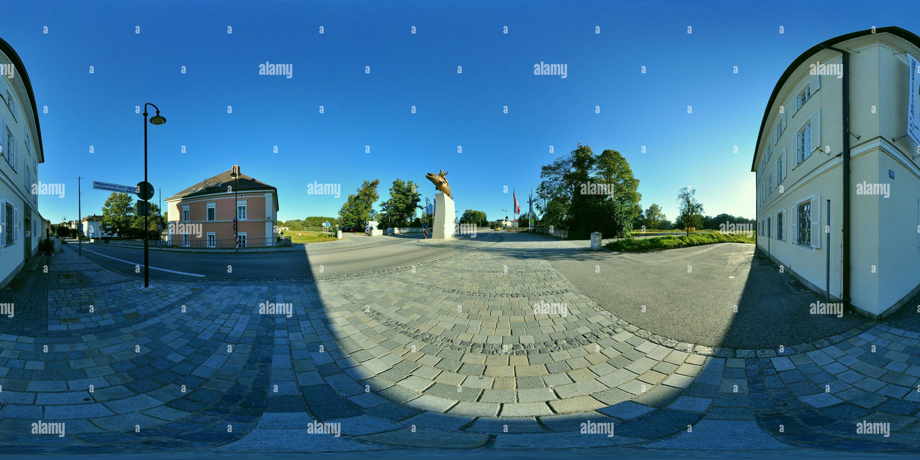 360° view of Simbach - Aenus-Skulptur - Alamy