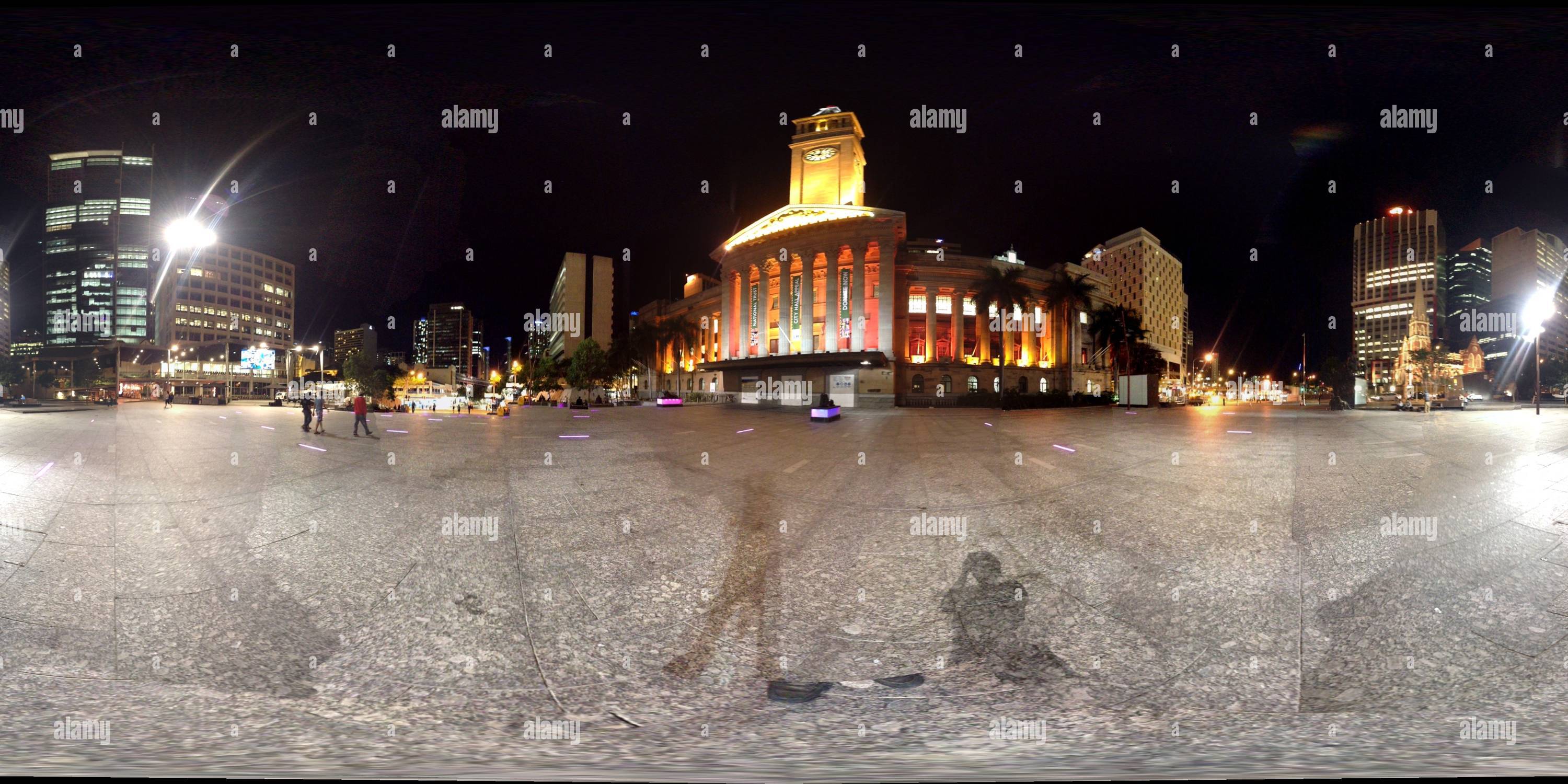 360° view of King George Square, Brisbane, Queensland - Alamy