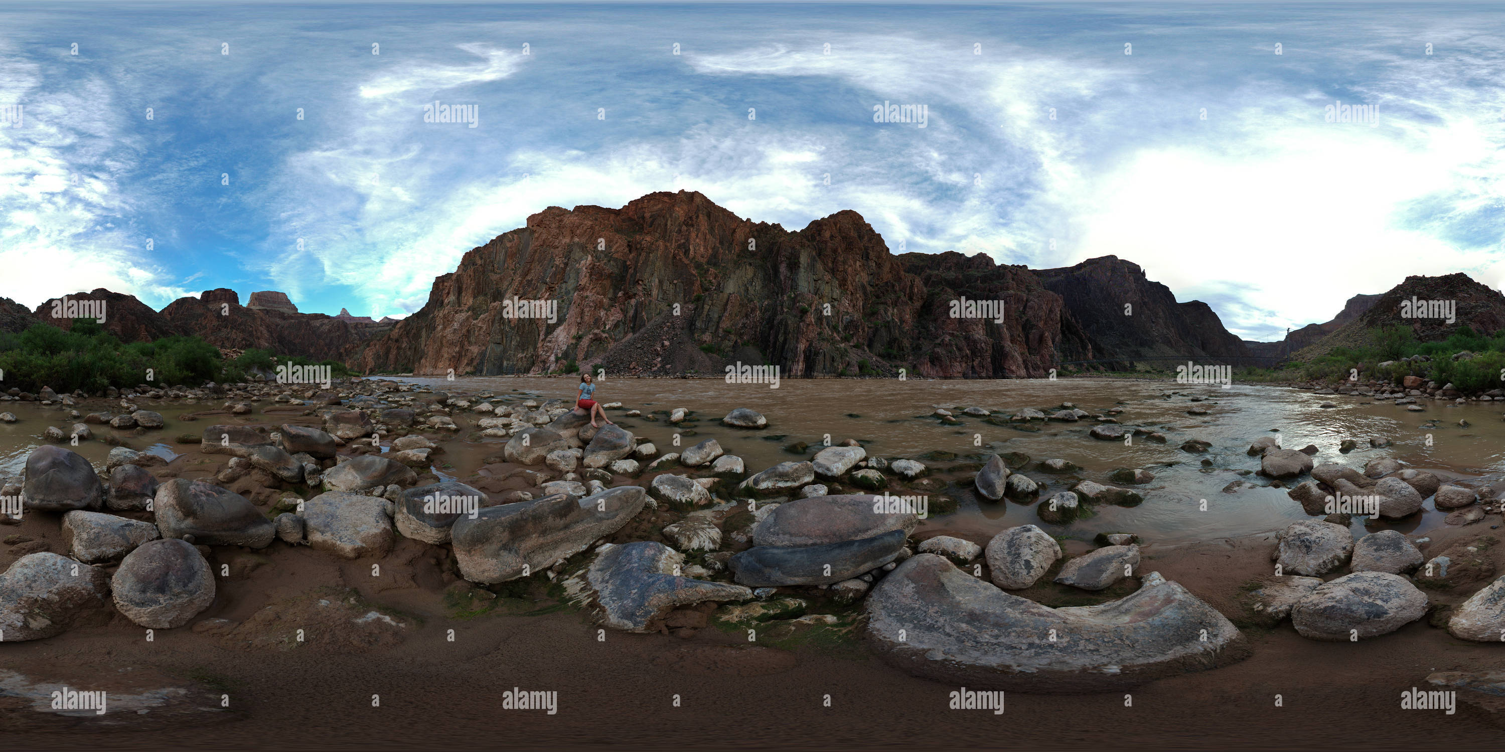 360° view of Colorado River within the Grand Canyon - Alamy