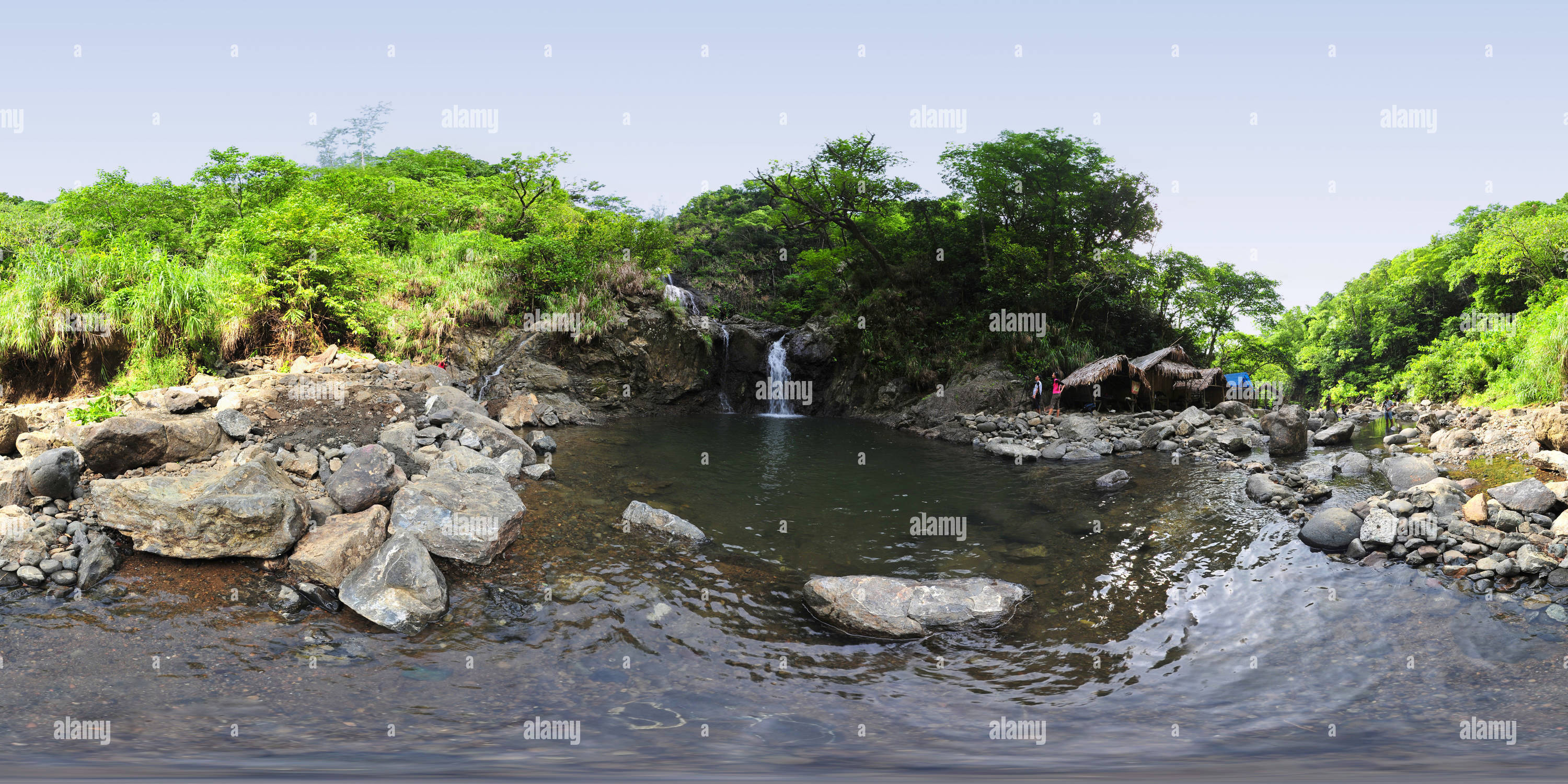 360° view of Balagbag Falls Real Quezon - Alamy