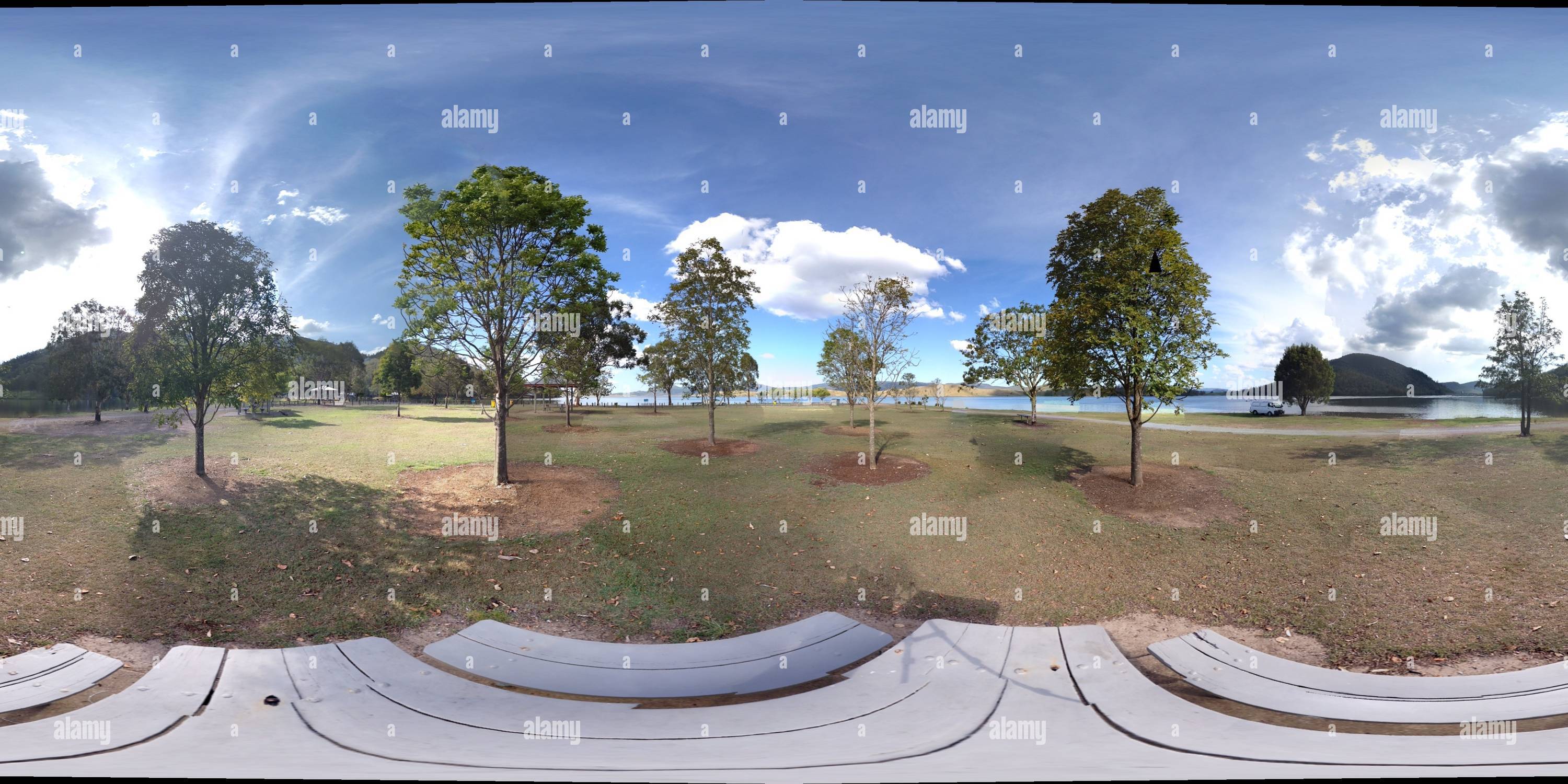 360° view of The spit, Somerset Dam, Queensland - Alamy