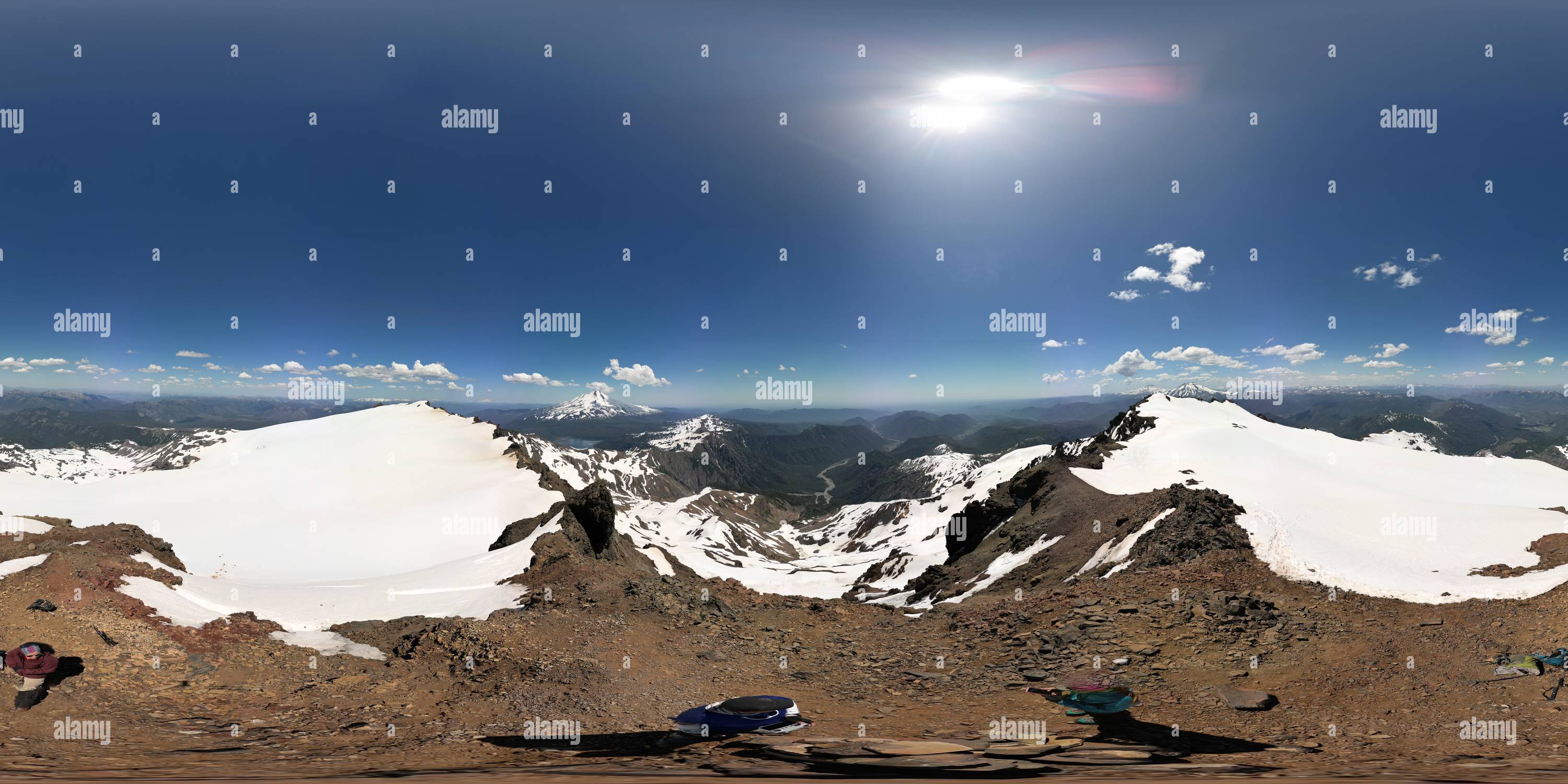 360° view of Cima Volcán Sierra Nevada - Alamy