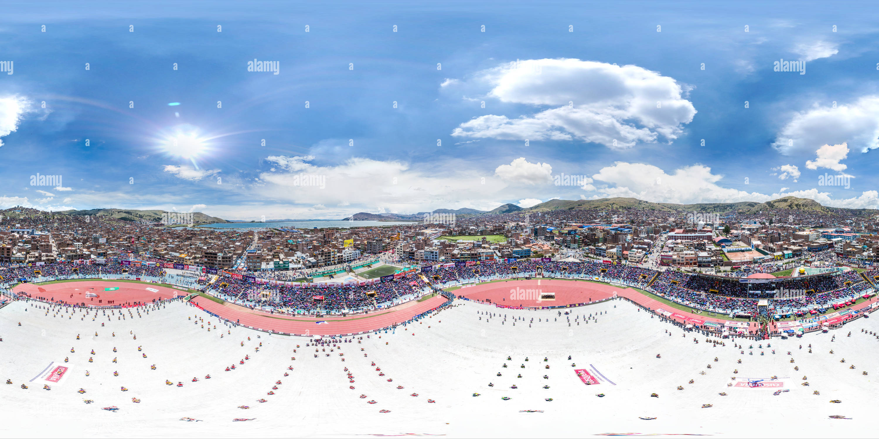 360° view of Estadio Enrique Torres Belon - Alamy