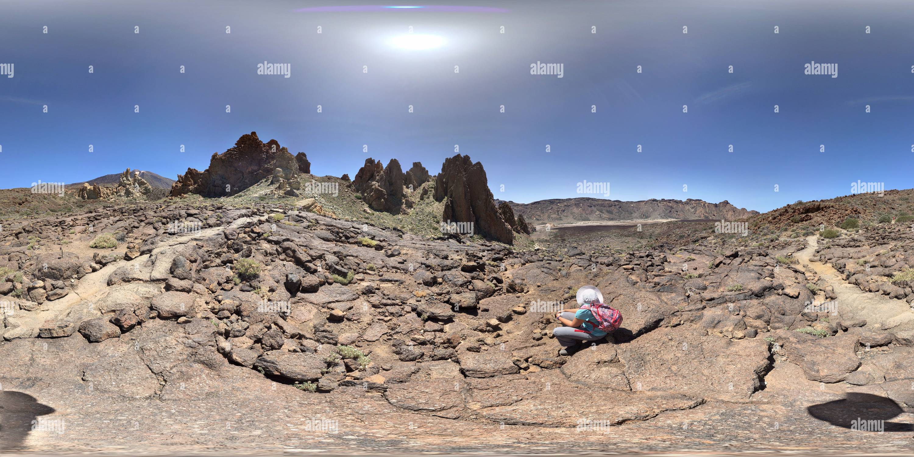 360° view of Roque de los Muchachos 2 - Alamy