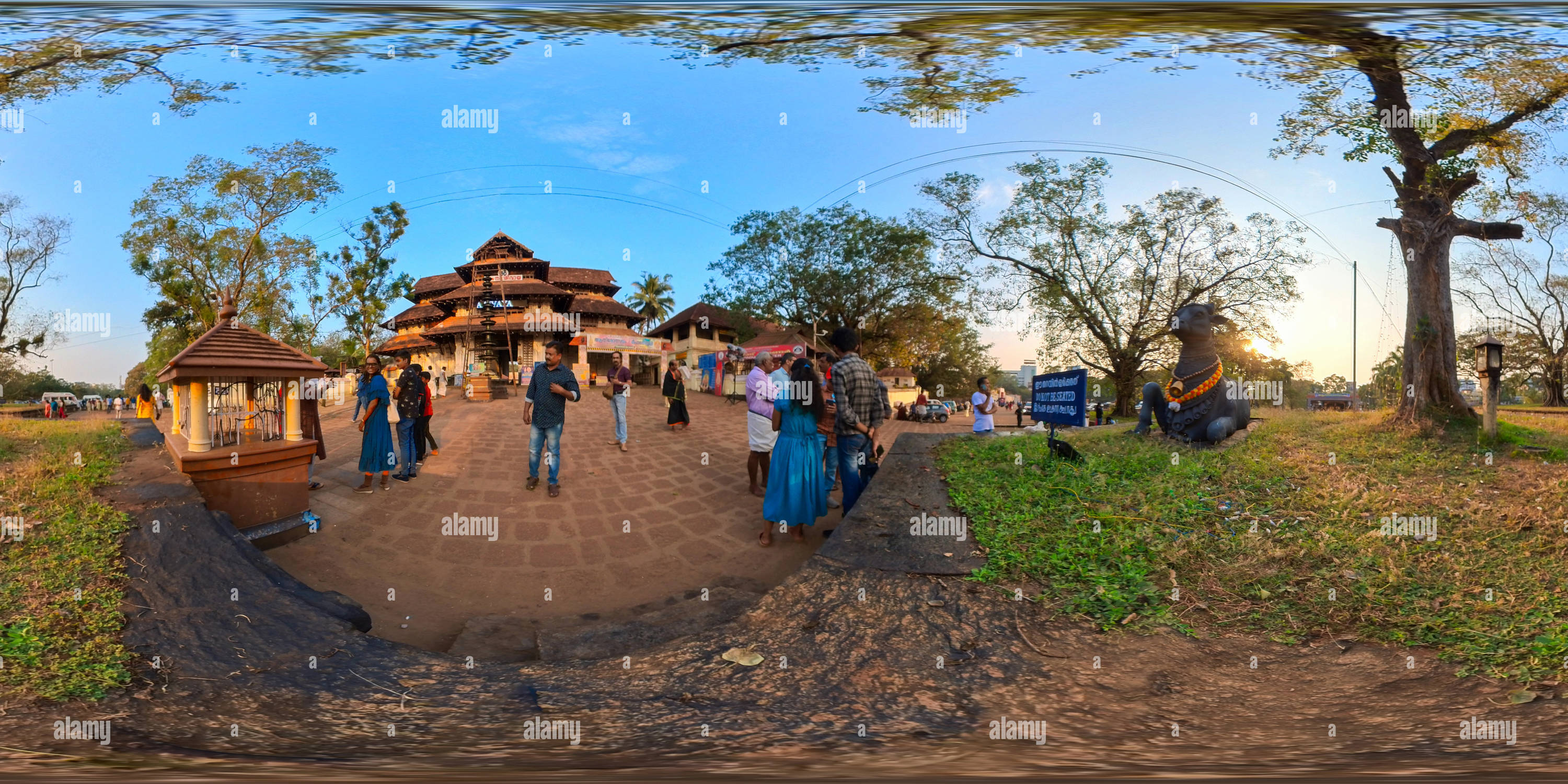 360° view of vadakumnathan temple thrissur - Alamy
