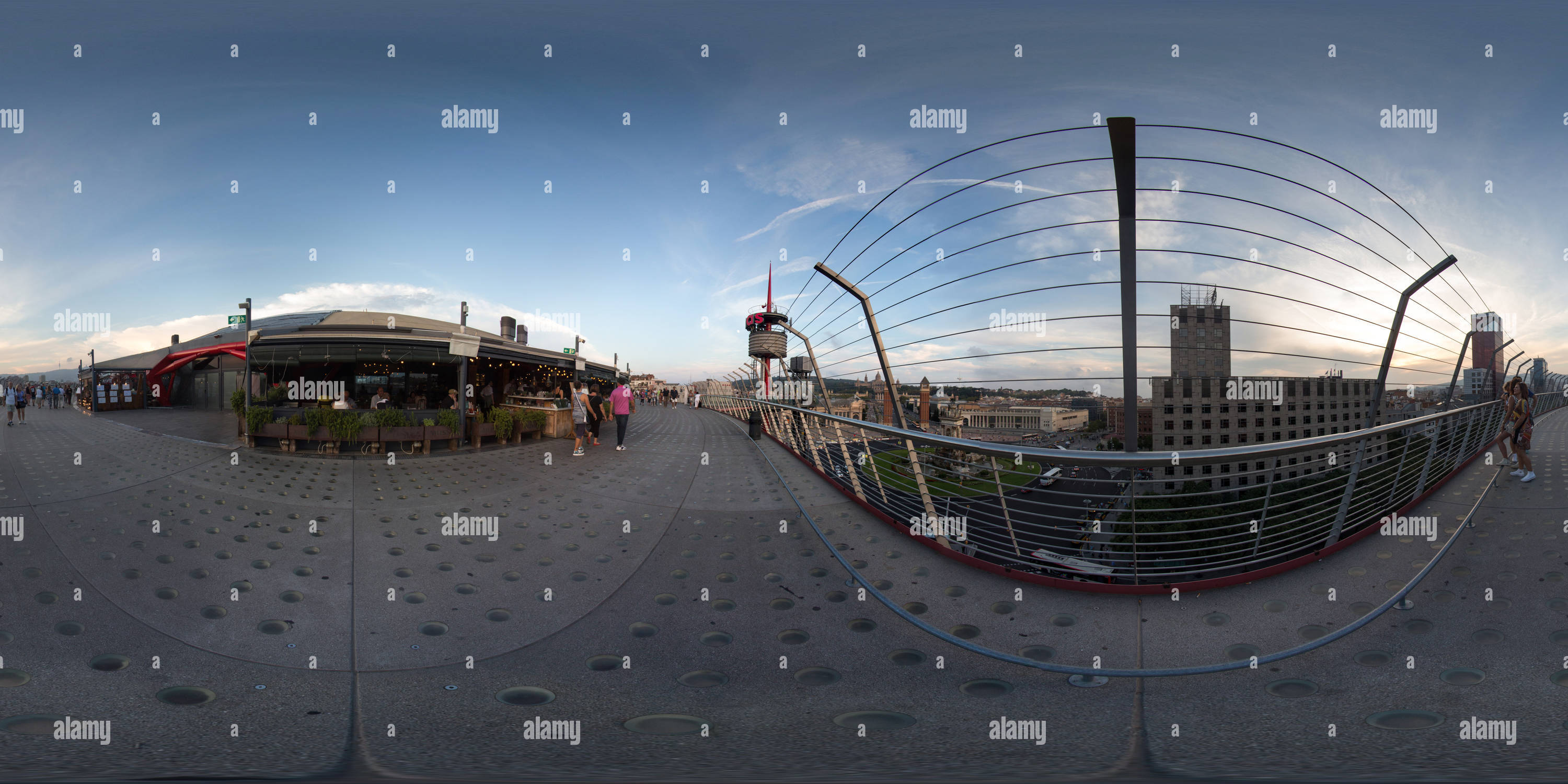 360° view of Auf der Arena in Barcelona - Alamy