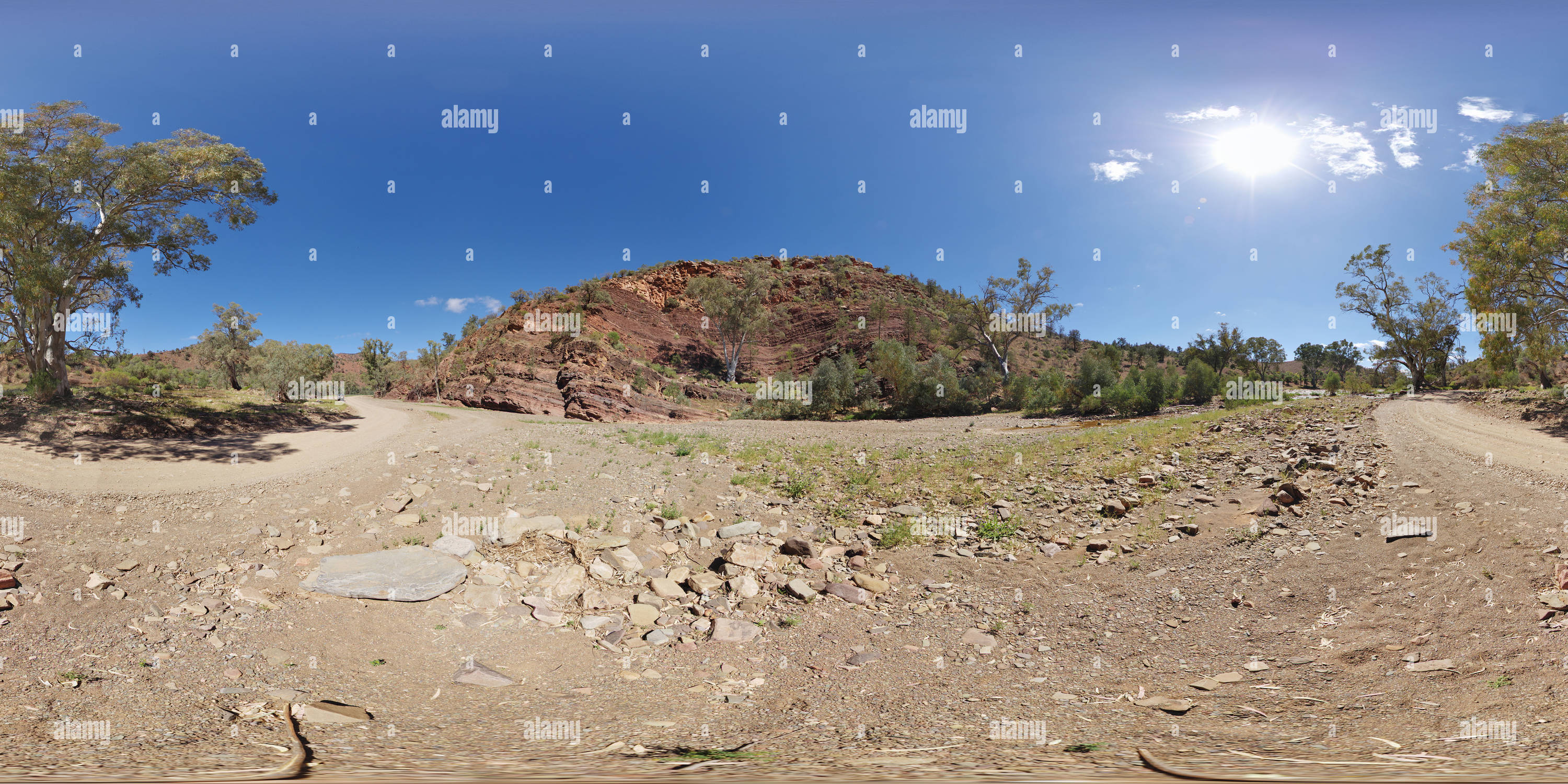 360° view of Brachina Gorge in Flinders Ranges National Park - Alamy
