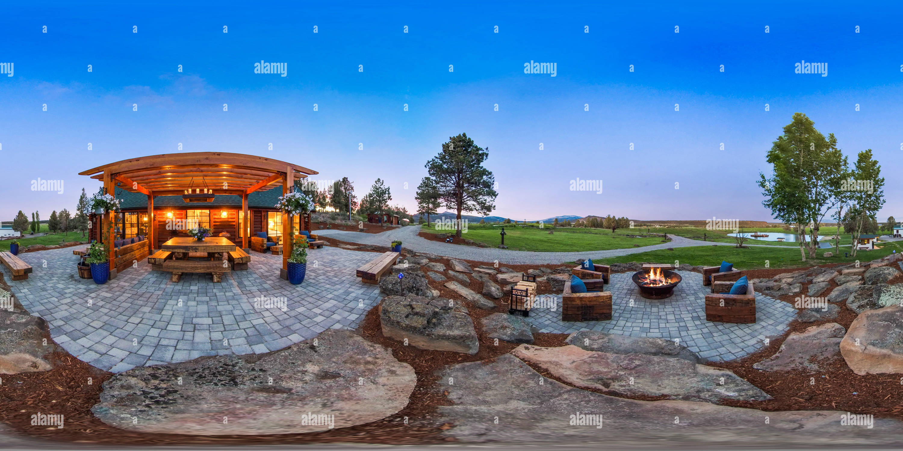 360° view of Sunset, Bend, Oregon - Alamy