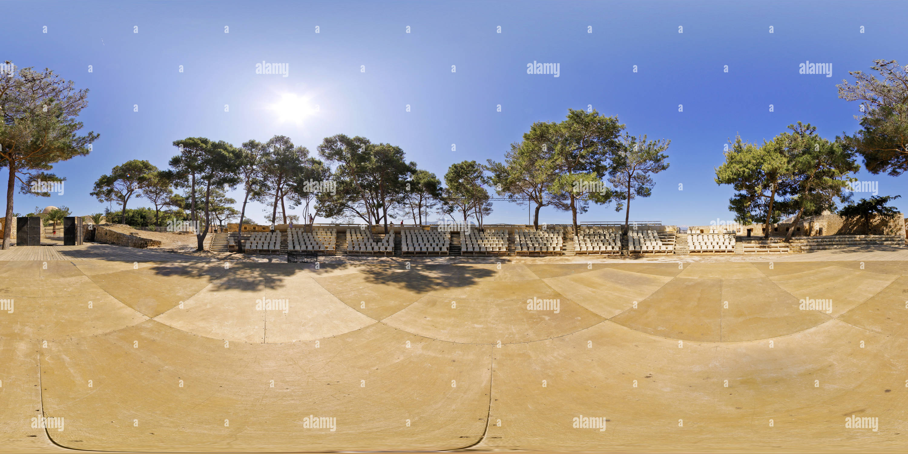 360° view of Crete, Rethymno Burgtheater - Alamy