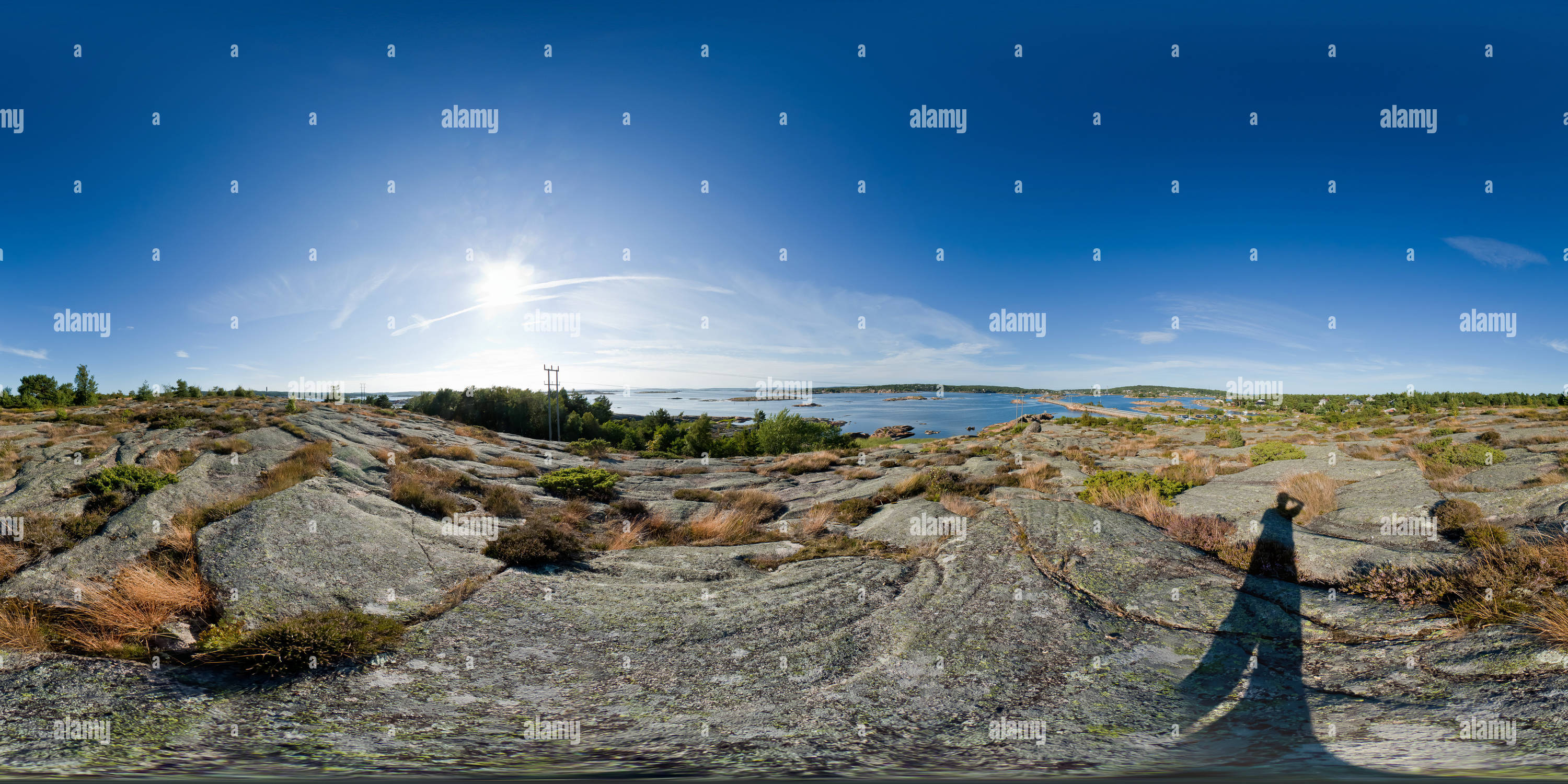 360° view of The Hvaler Islands - Alamy