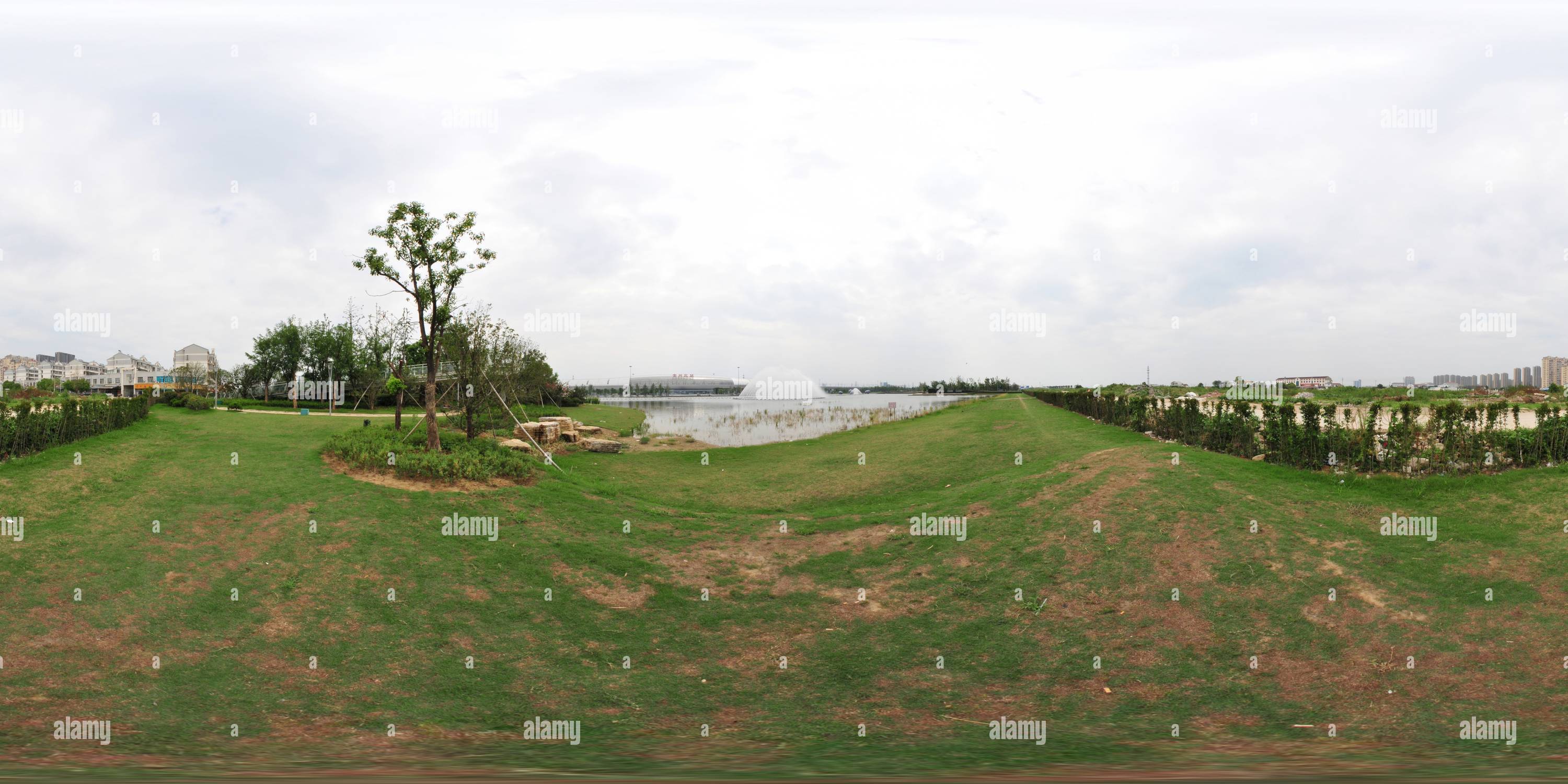 360° view of CNC musical fountain 数控音乐喷泉 (049 - Alamy