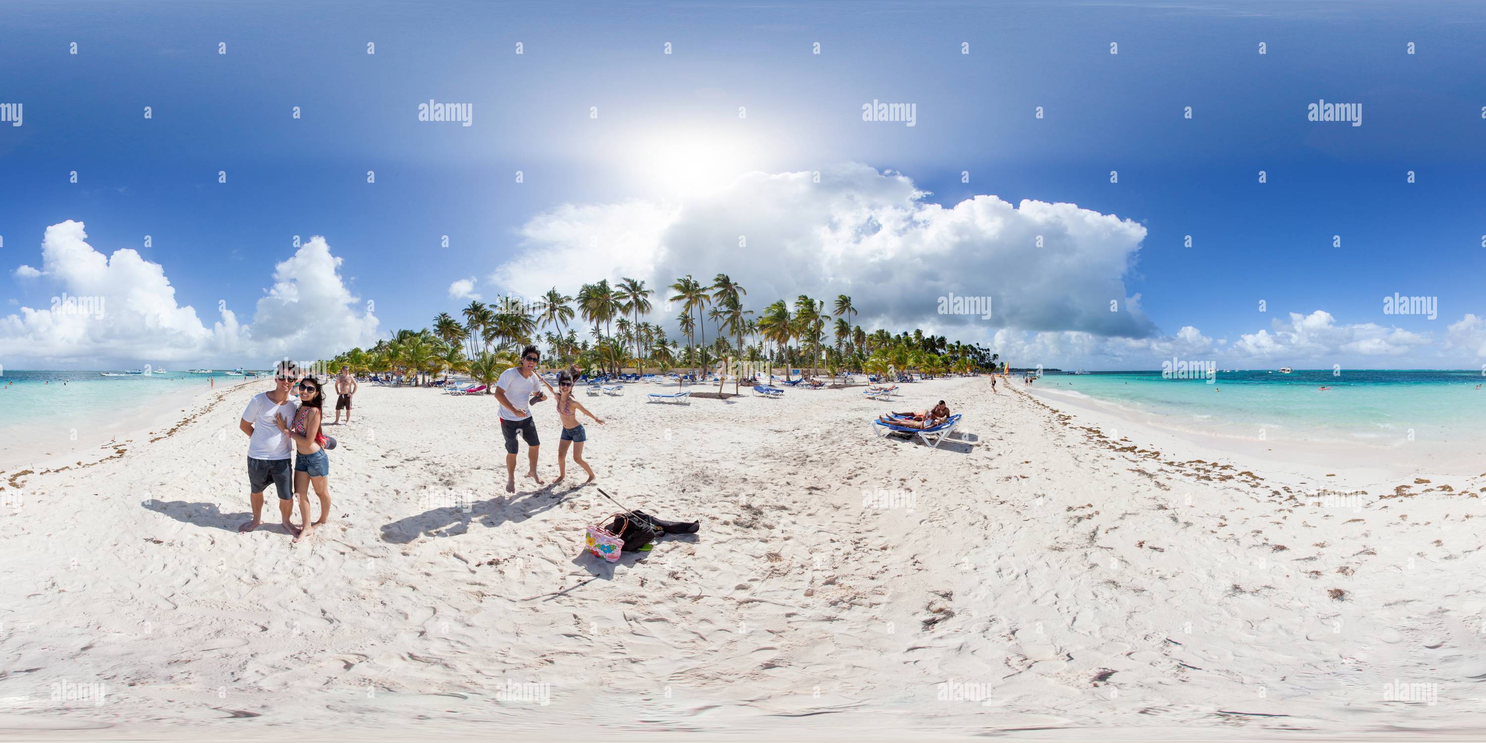 360° view of Punta Cana, Dominican Republic - Alamy
