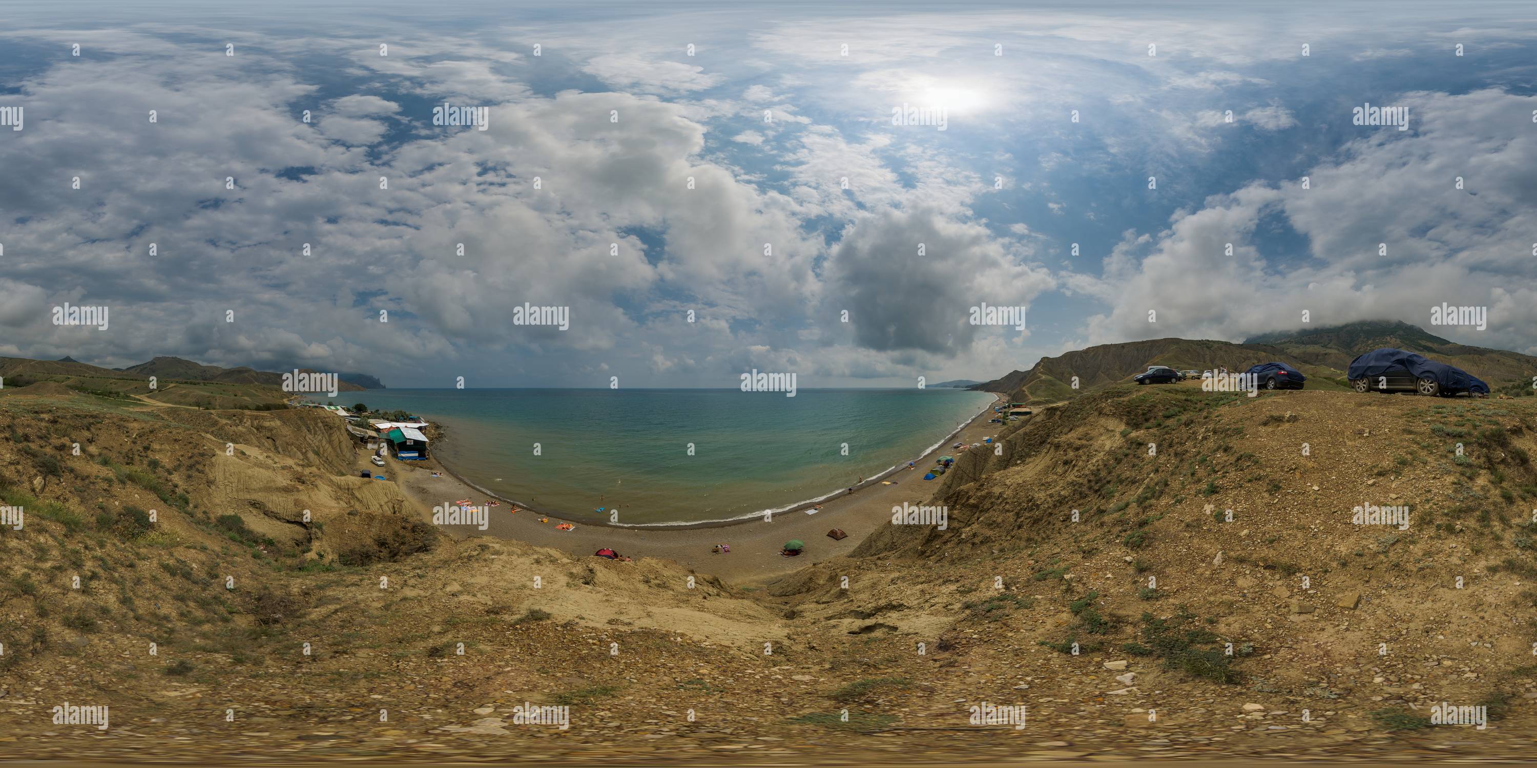 360° view of Above Fox Bay - Alamy