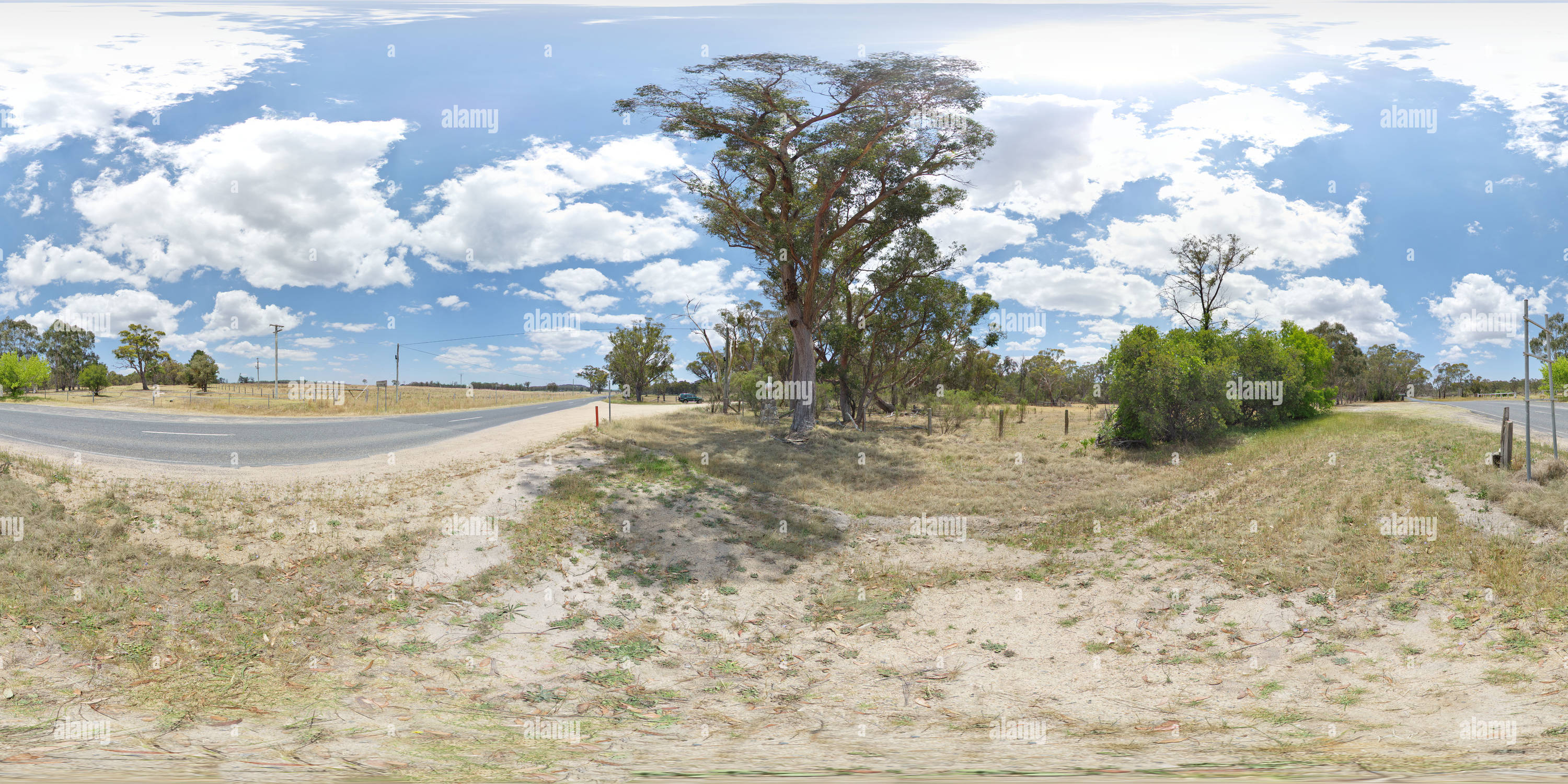 360° view of Border to New South Wales at Stanthorpe - Alamy
