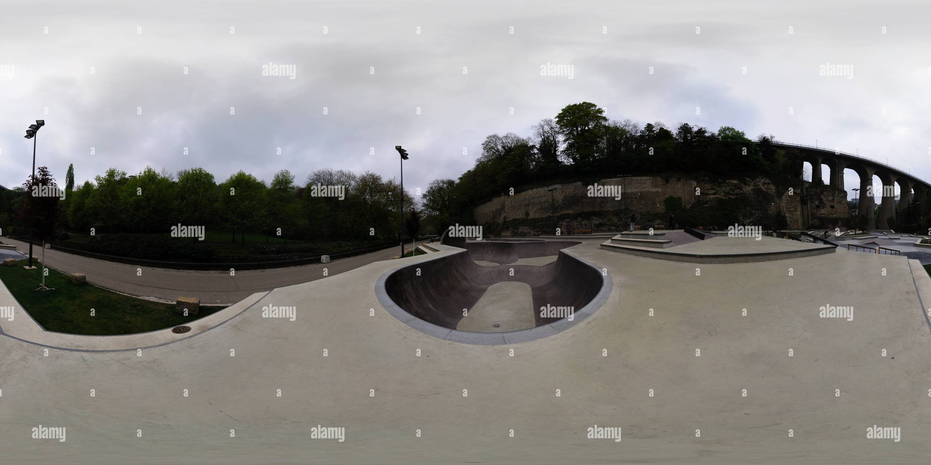 Petrusse skatepark sport hi-res stock photography and images - Alamy
