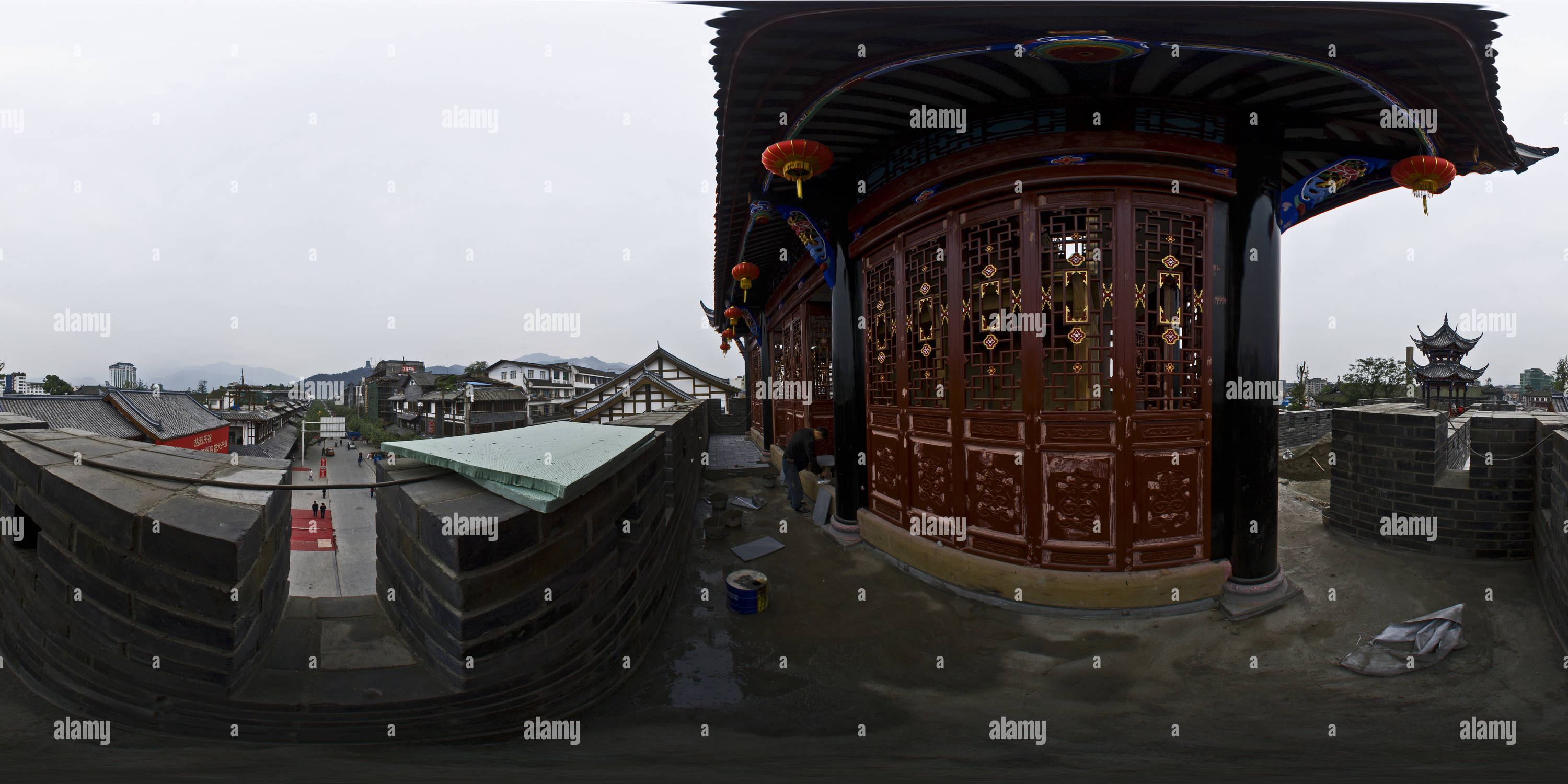 360° view of Dujiangyan Xuanhua Door-3 - Alamy