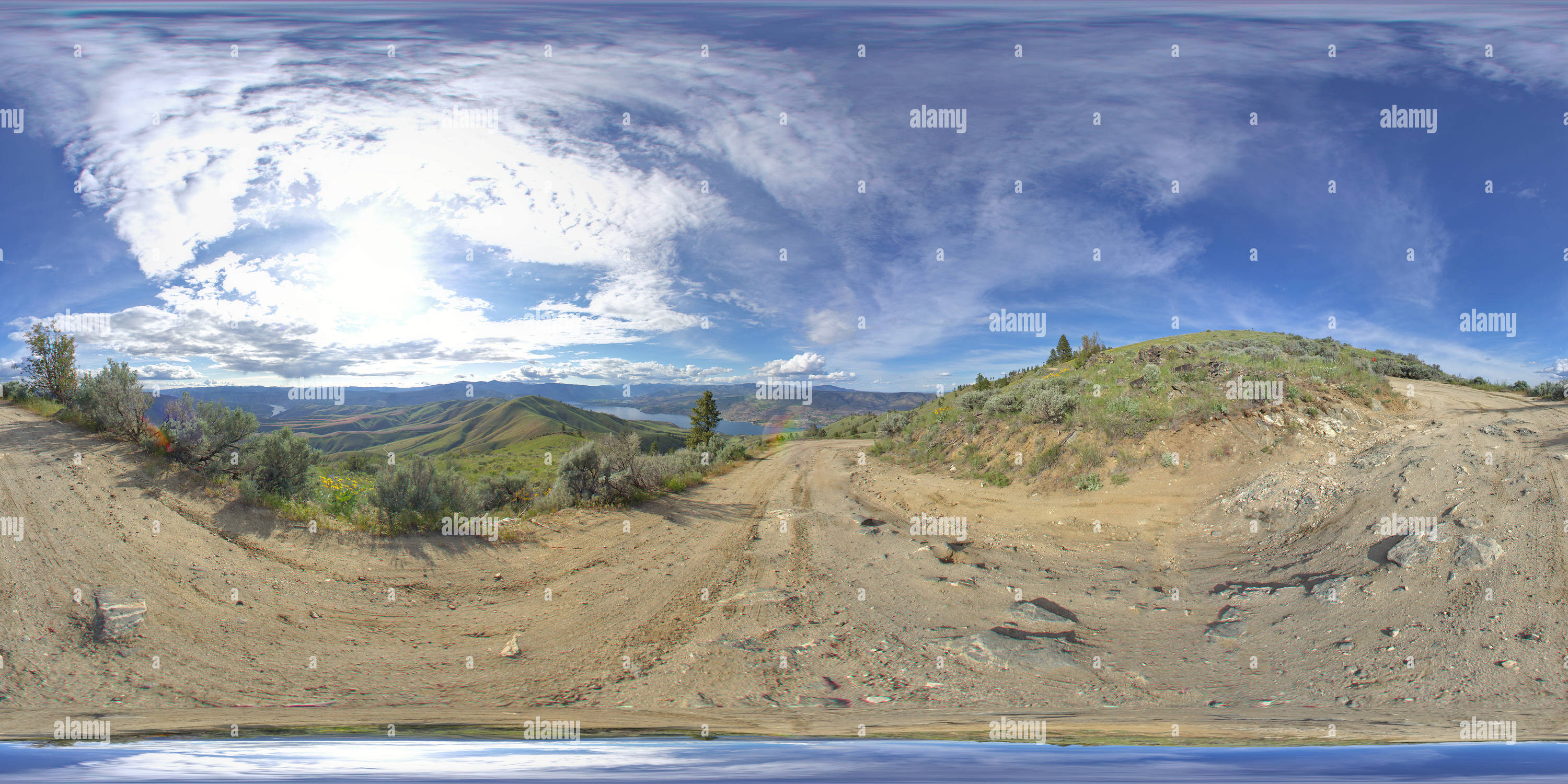 360° view of Butte Lookout Road - Alamy