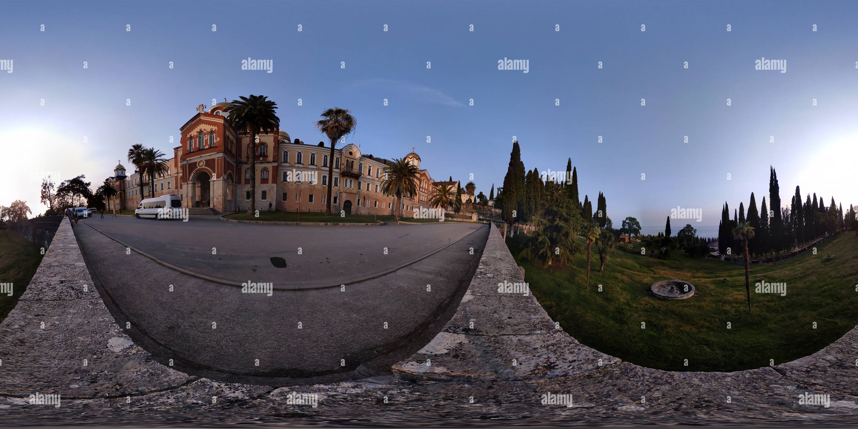 360° view of New Afons Abbey - Alamy