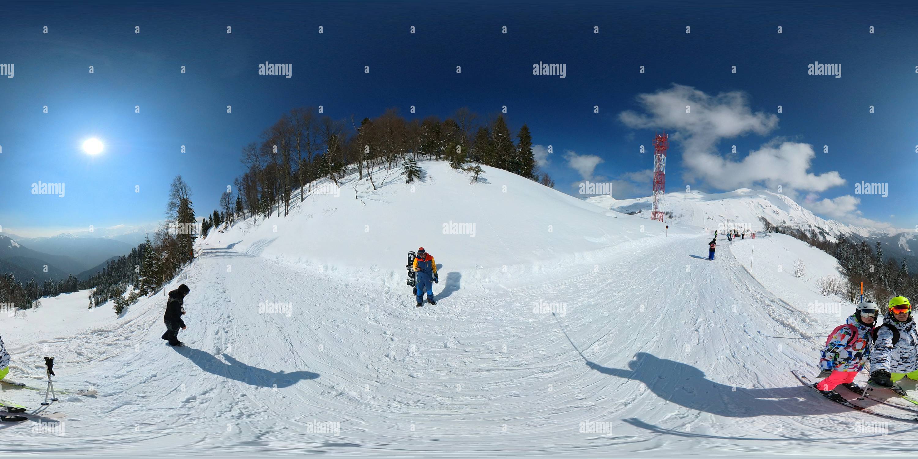360° view of Rosa Khutor 2 - Alamy