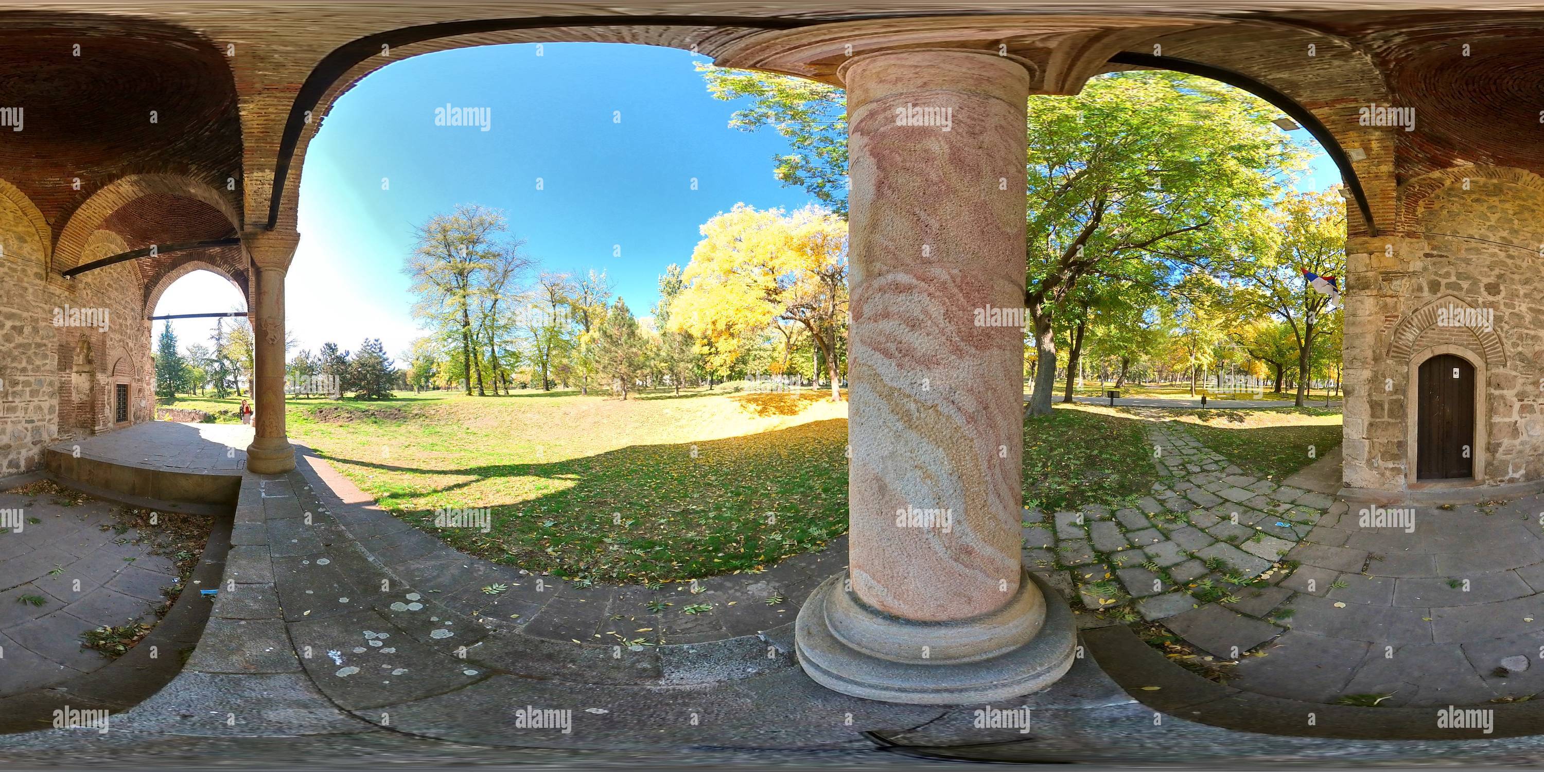 360° view of Entrance to the Bali Bey mosque, the Fortress of Niš - Alamy