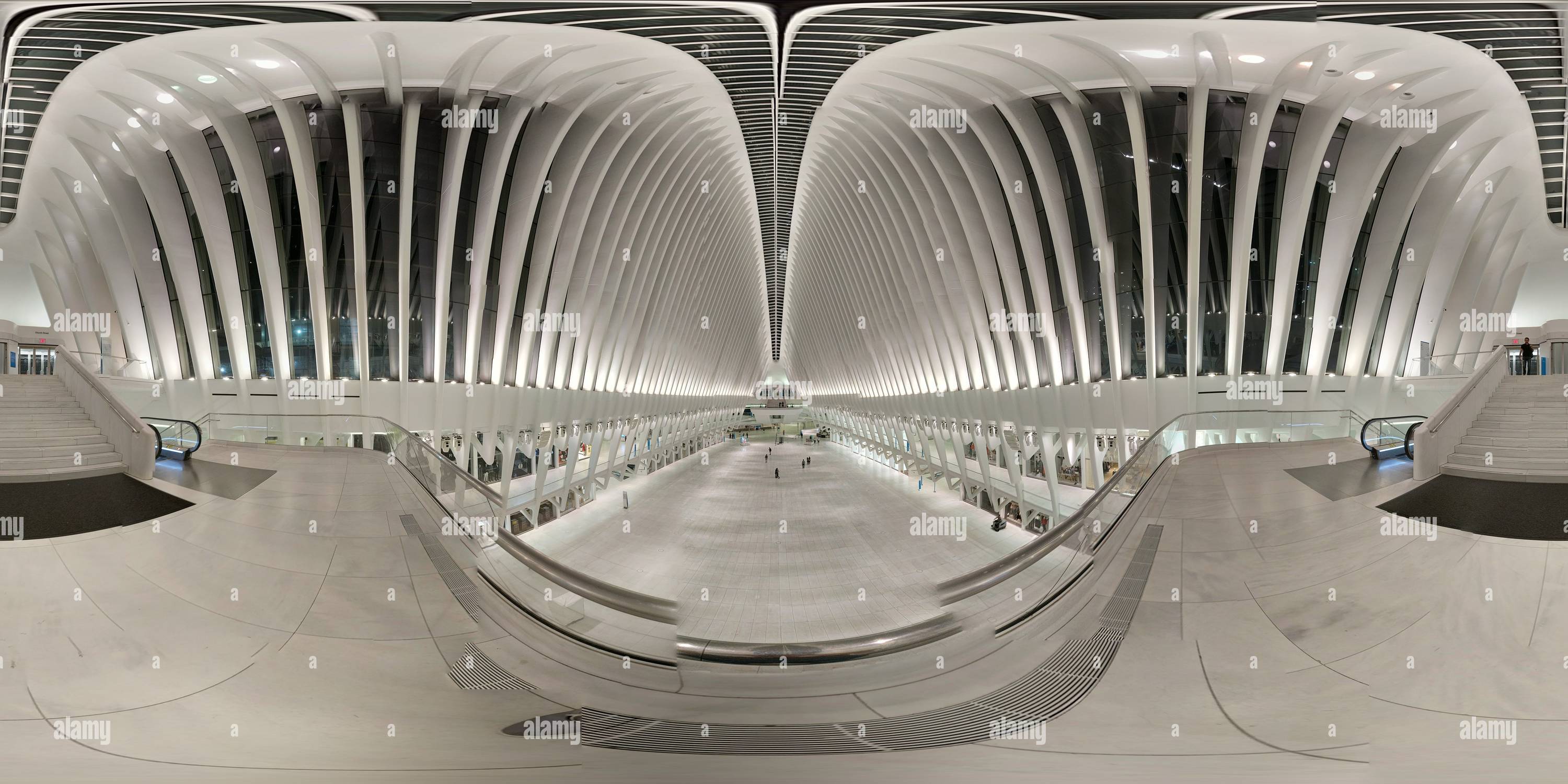 360° view of WTC Station at 4am - Alamy