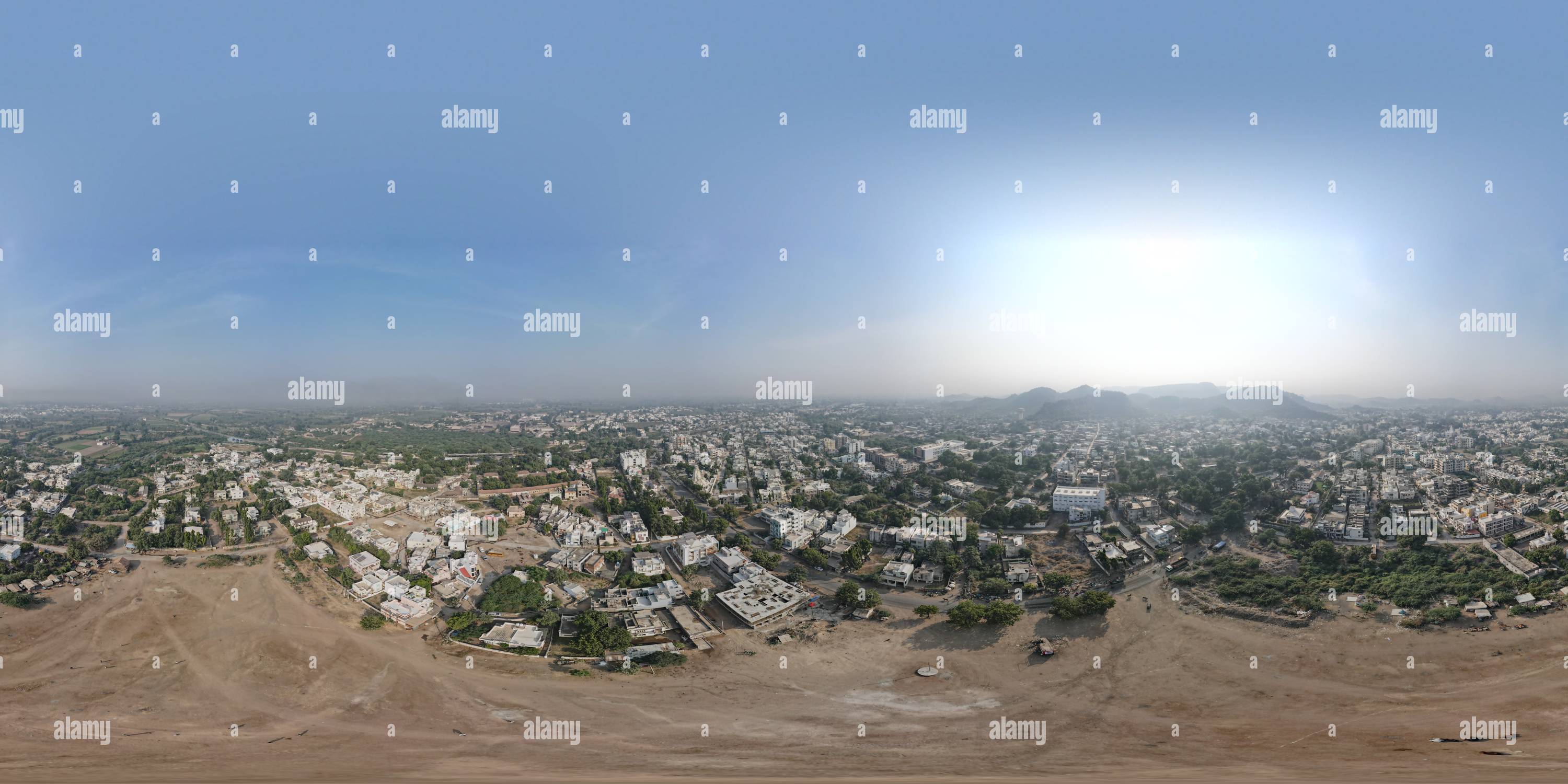 360° view of Sihor Town of Bhavnagar - Alamy