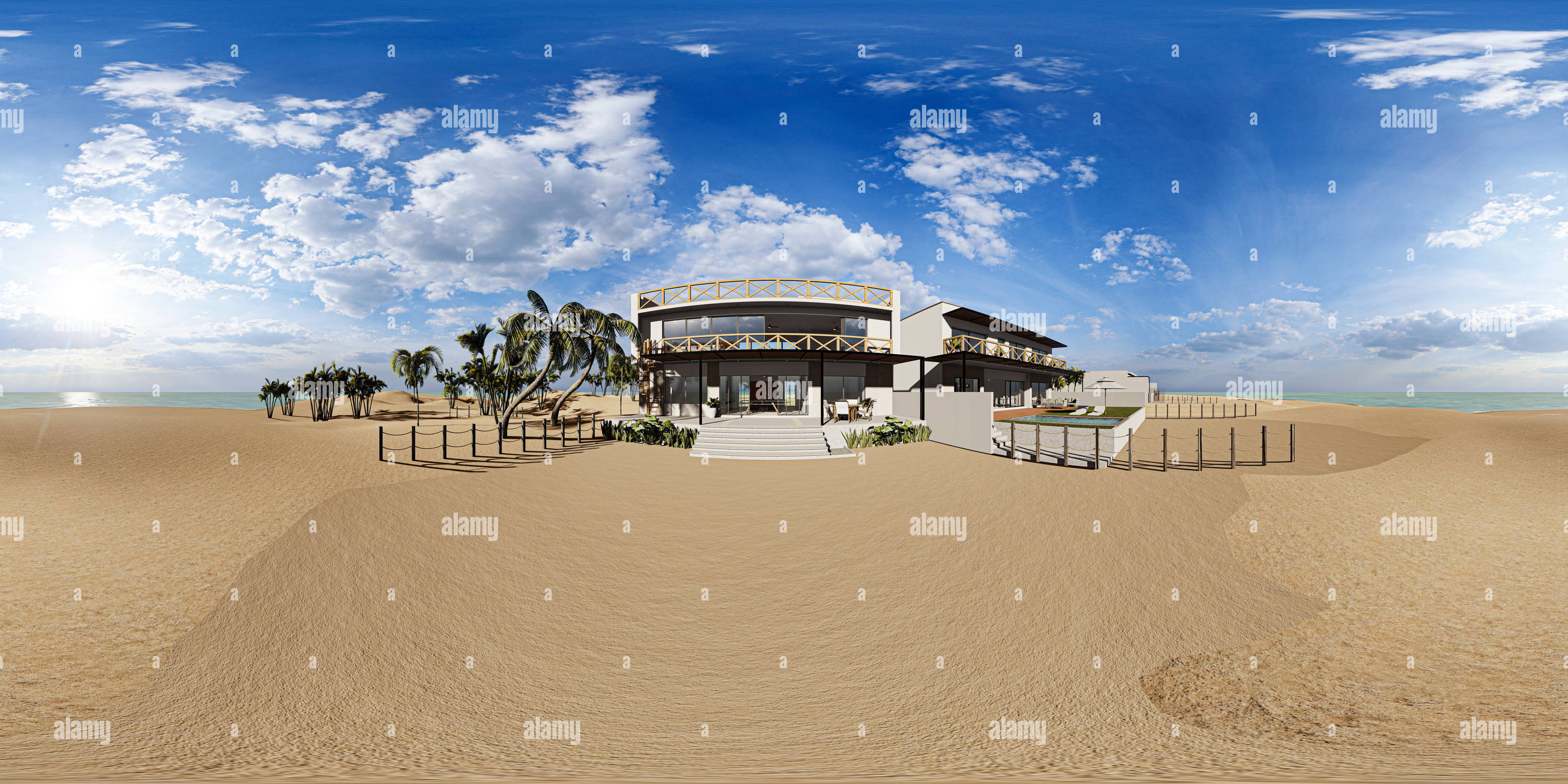 360° view of Yameto Fachada posterior 01 - Alamy