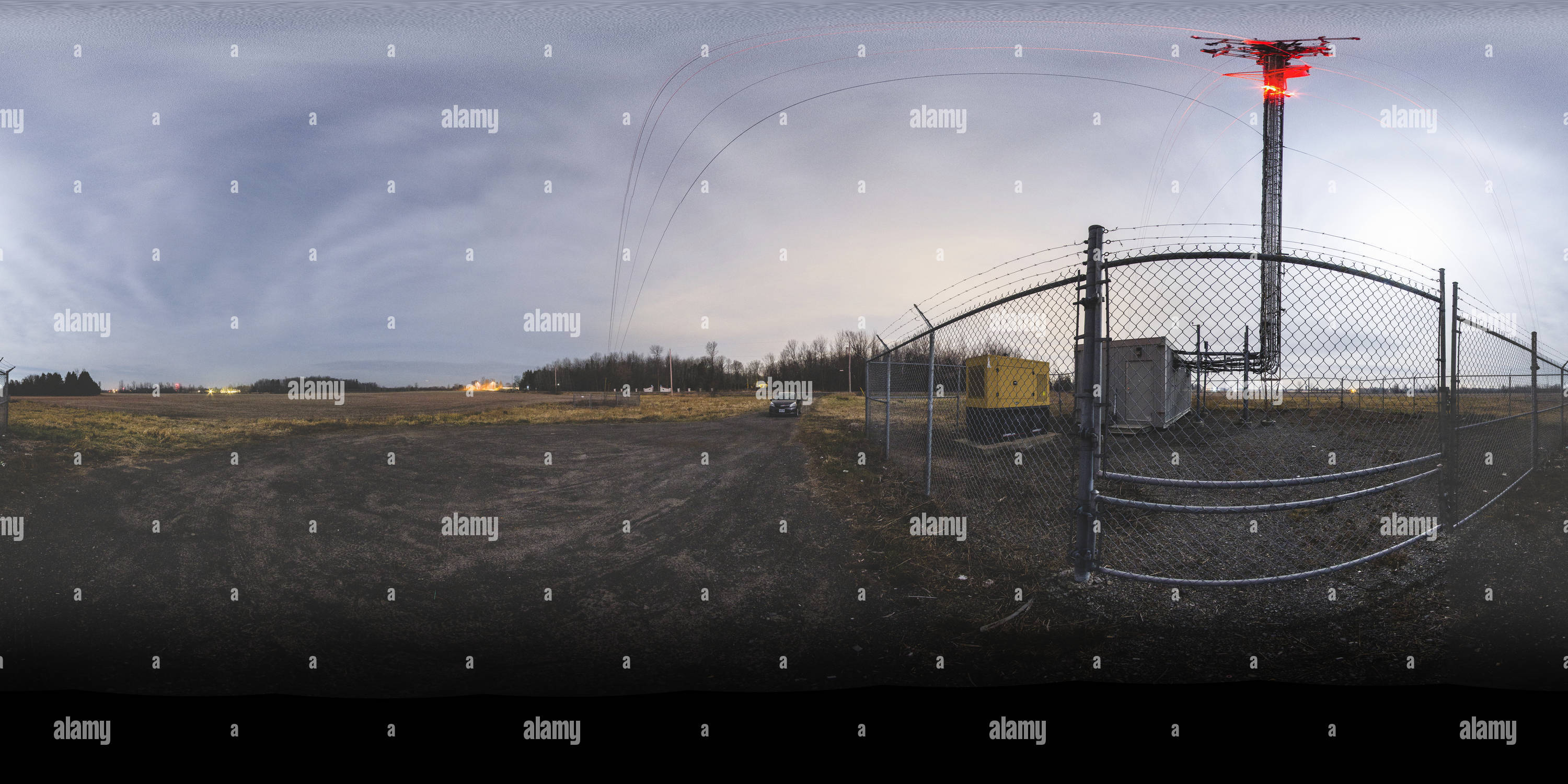 360° view of Cell Site, Barnsdale - Alamy