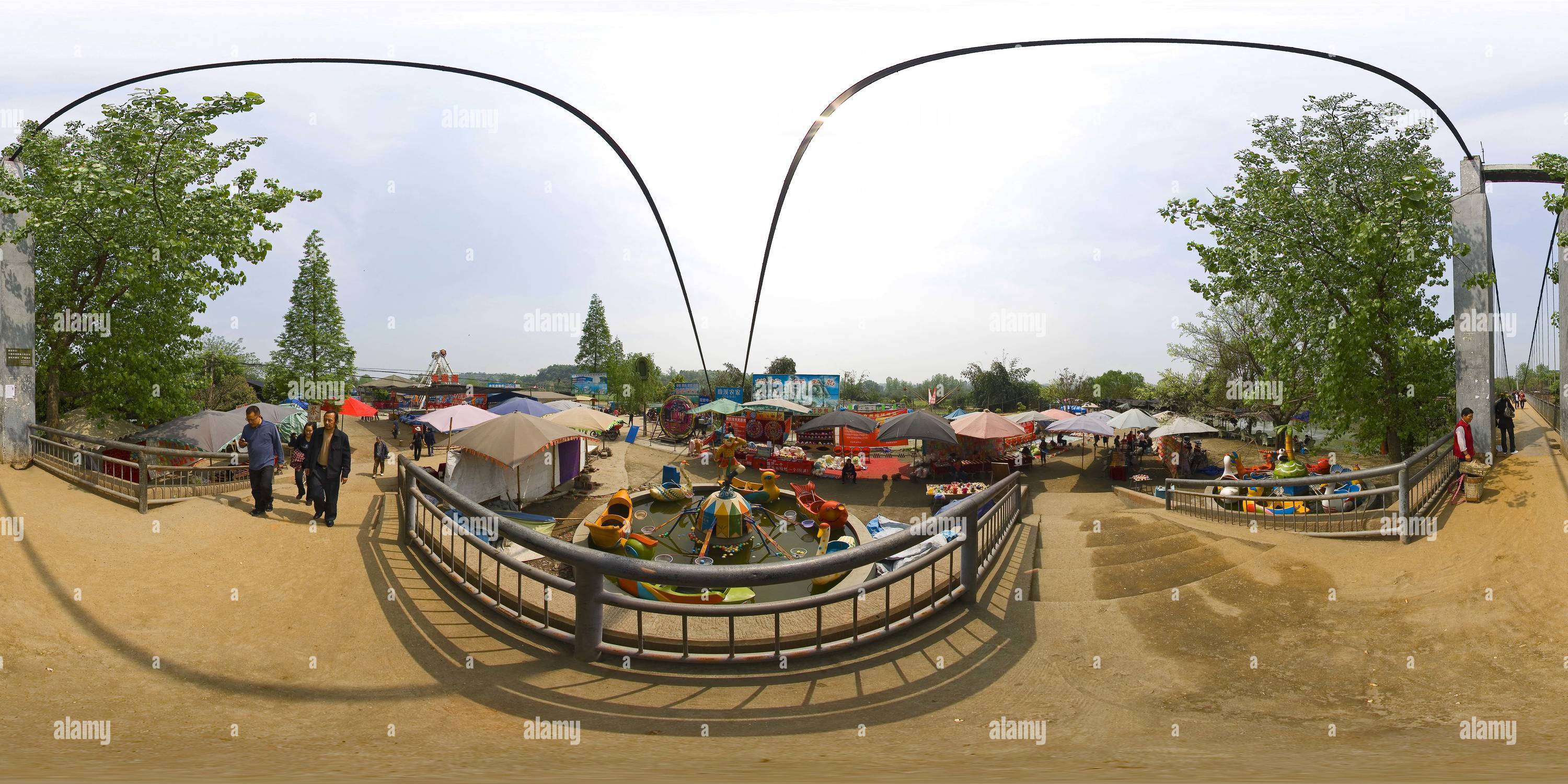 360° view of Yellow Longxi old town-11 - Alamy