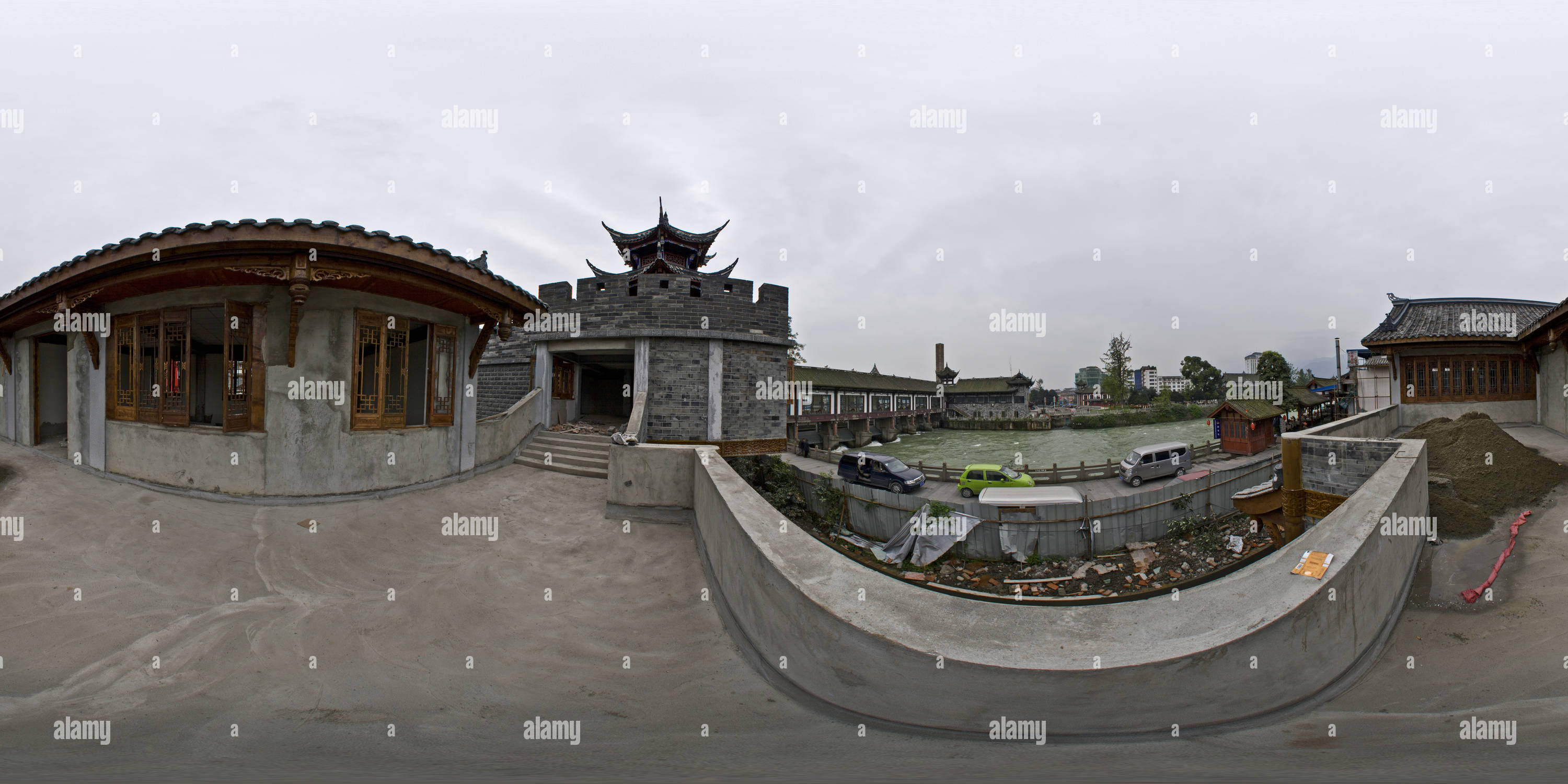 360° view of Dujiangyan Xuanhua Door-5 - Alamy