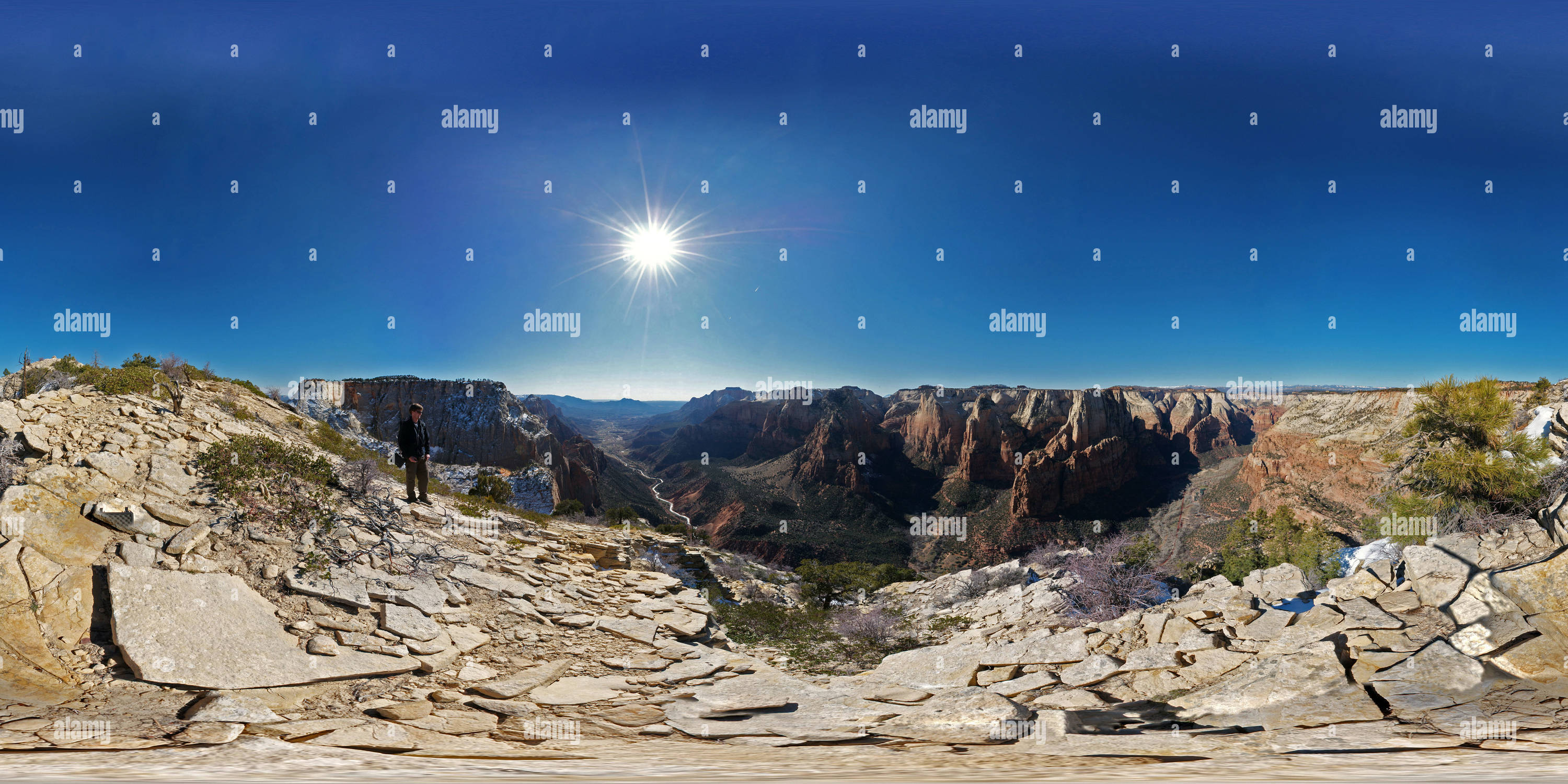 360° view of Mountain of the Sun - Alamy