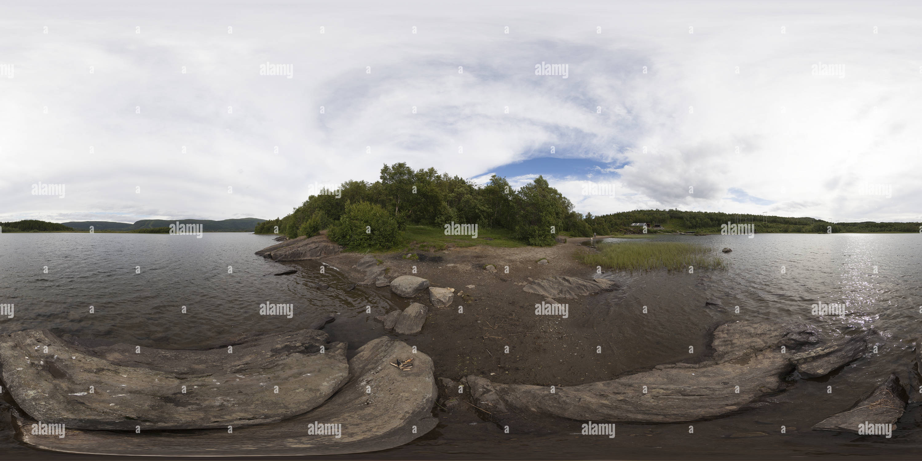 360° view of Stranda på Soløyvannet - Alamy