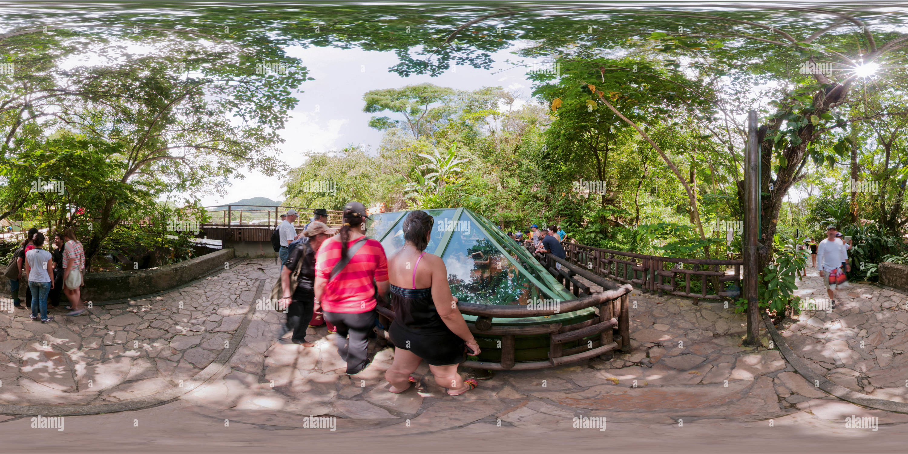 360° view of Bioparque Los Ocarros Zona de las Anacondas 2013 - Alamy