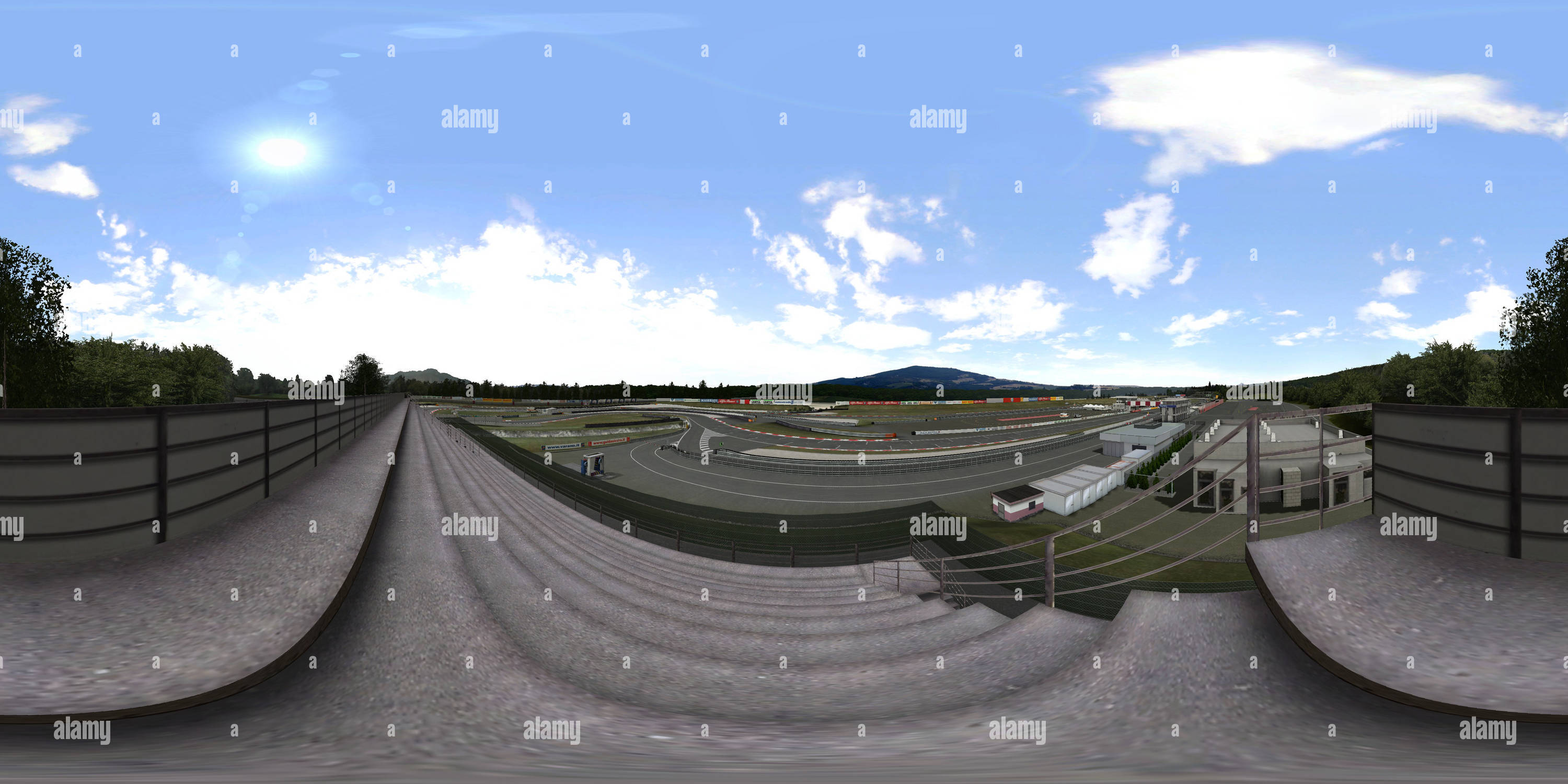 360° view of Virtual Varano circuit - Alamy