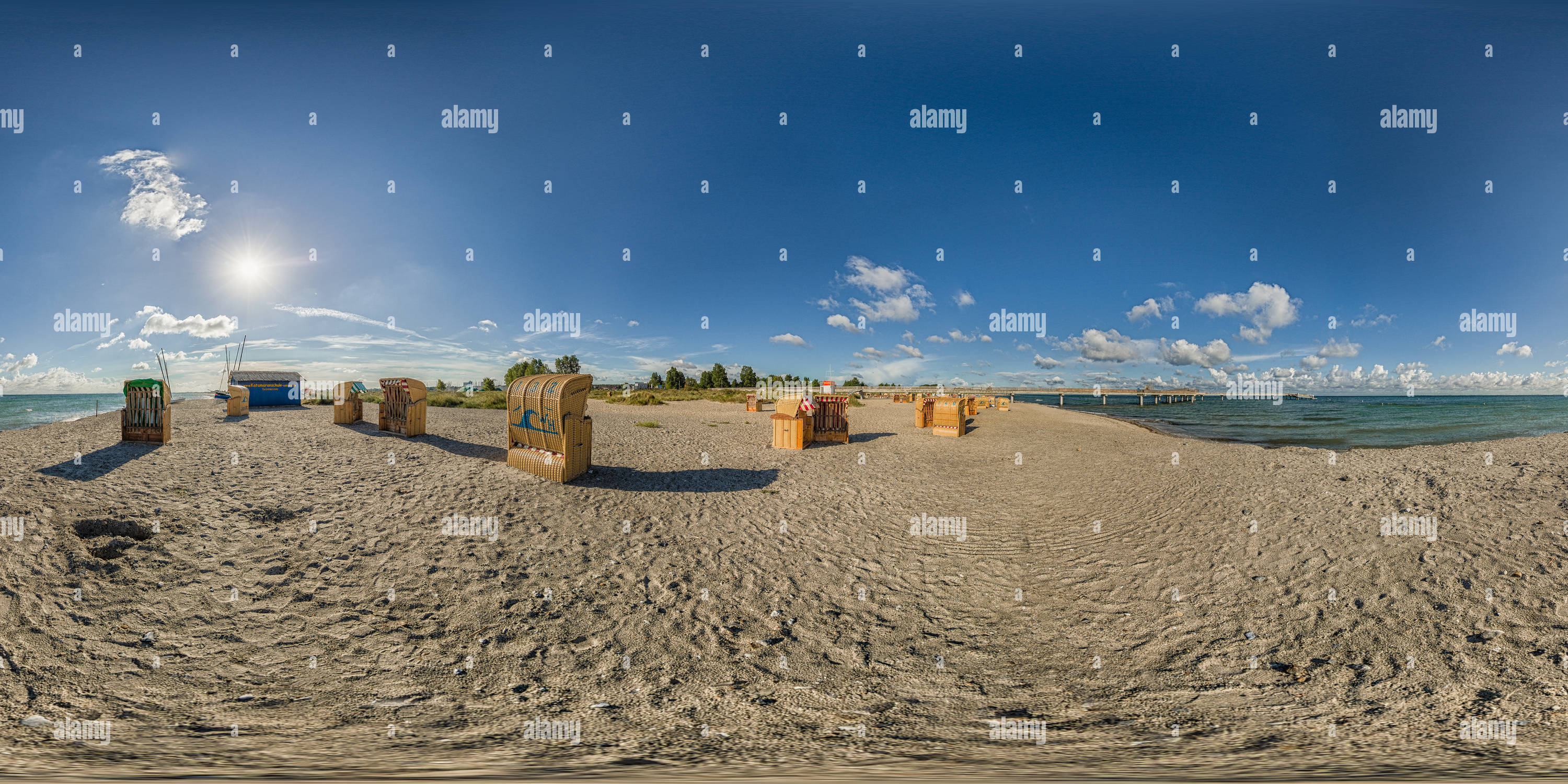 360° view of Strand Heiligenhafen 1 - Alamy