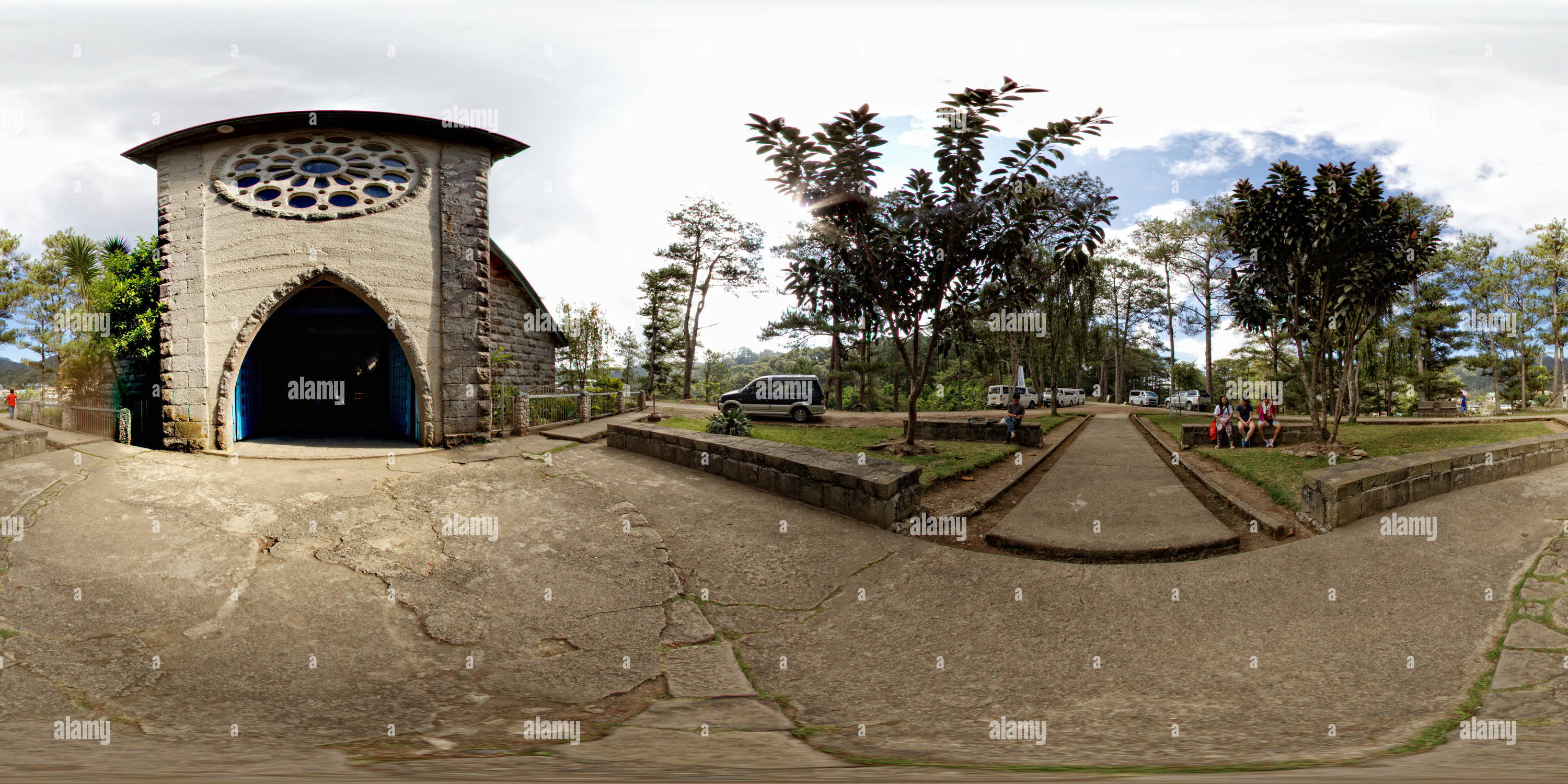 360° view of Church of St. Mary the Virgin in Sagada - Alamy