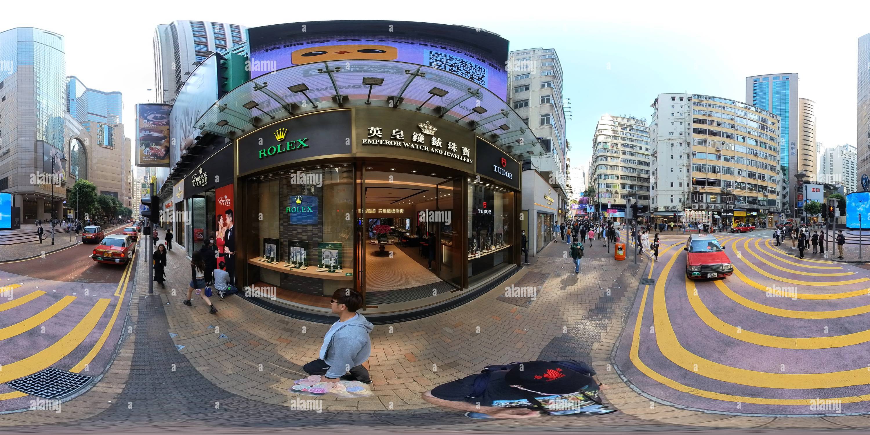 360° view of Causeway Bay in Hong Kong SAR, China - Alamy
