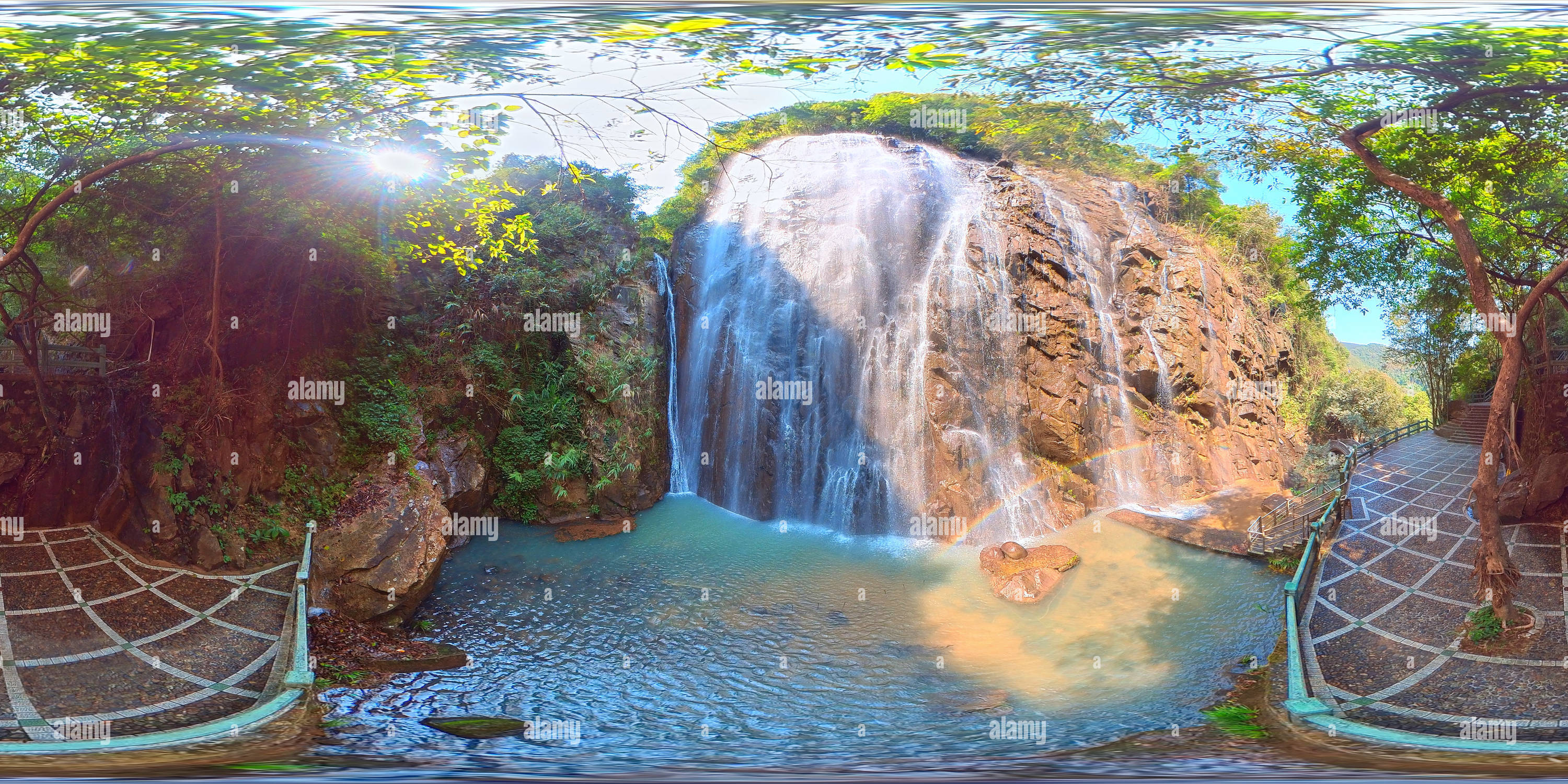 360° view of Rainbow Falls 彩虹瀑布 - Alamy
