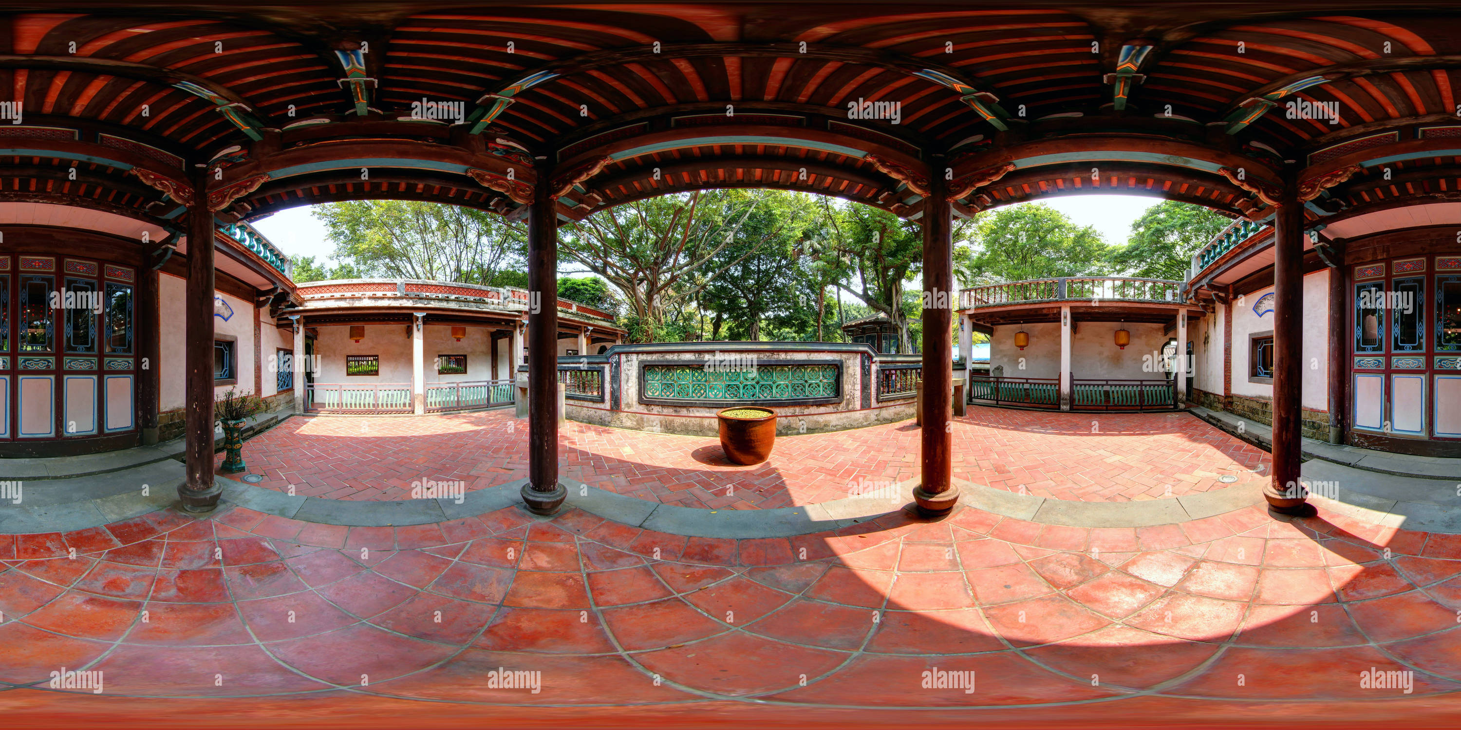 360° view of Ben-Yuan Lin's Family Mansion And Garden In Banqiao - Alamy