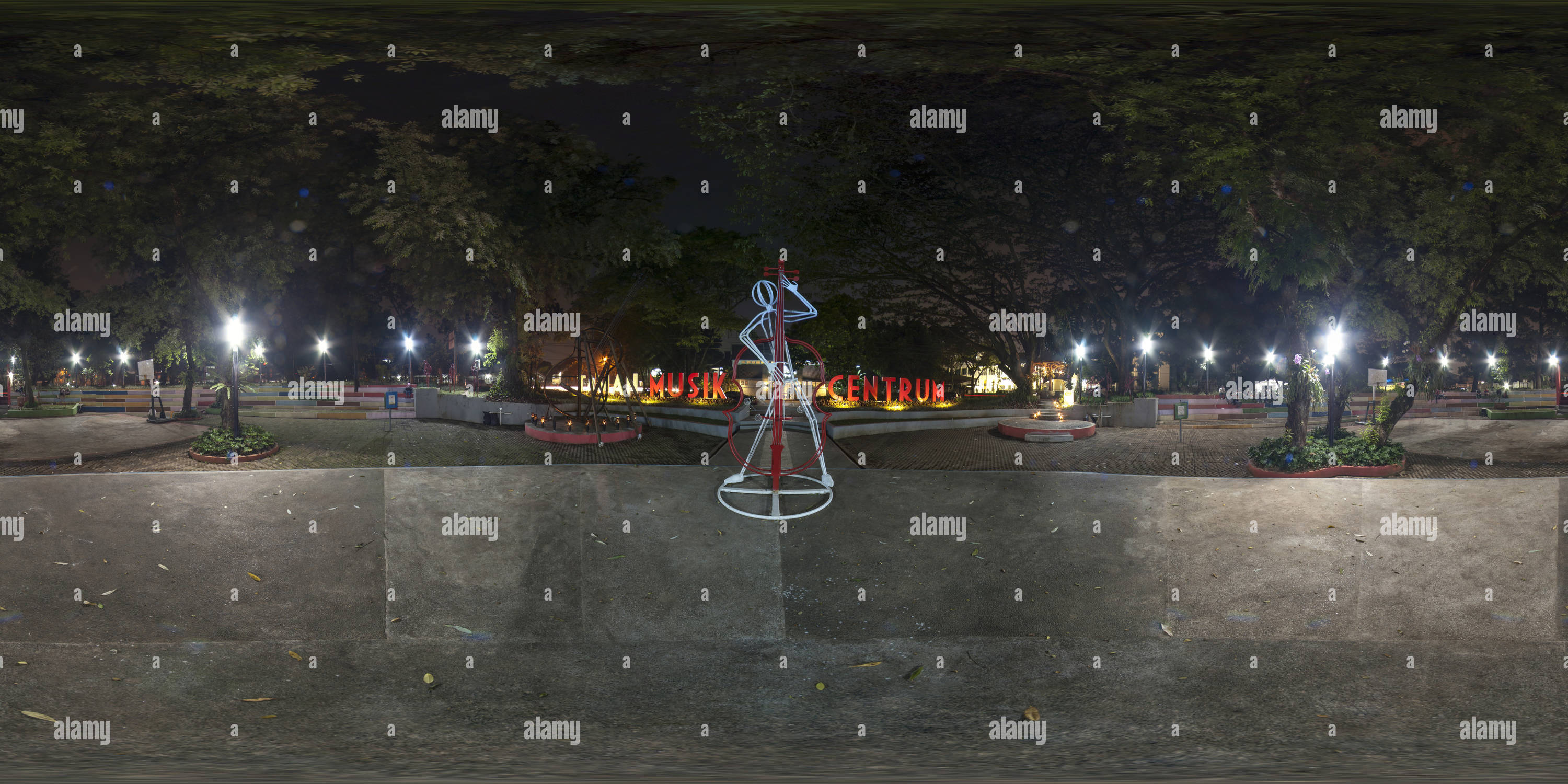 360° view of Taman Musik Centrum, Bandung - Alamy