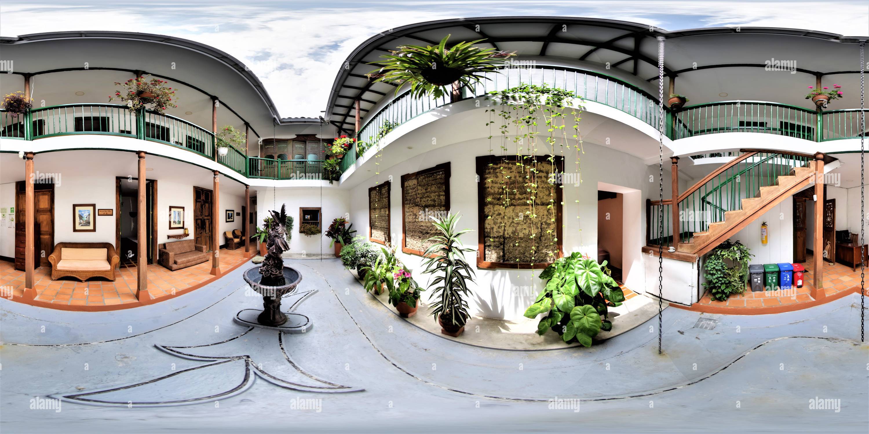 360° view of Backyard at Salamina, Caldas, Colombia - Alamy