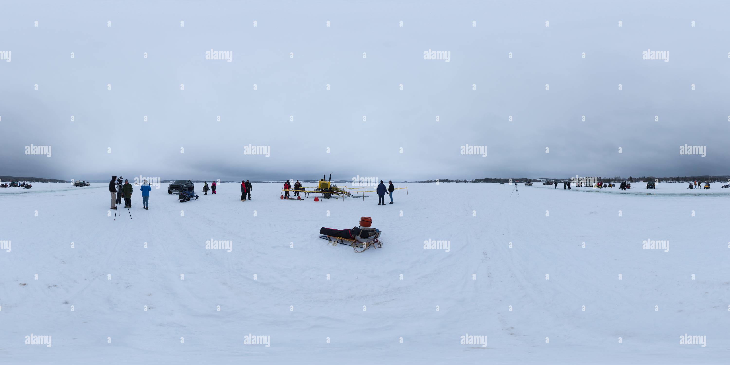 360° view of 2023 World Record Ice Carousel - Ready to Spin! - Alamy