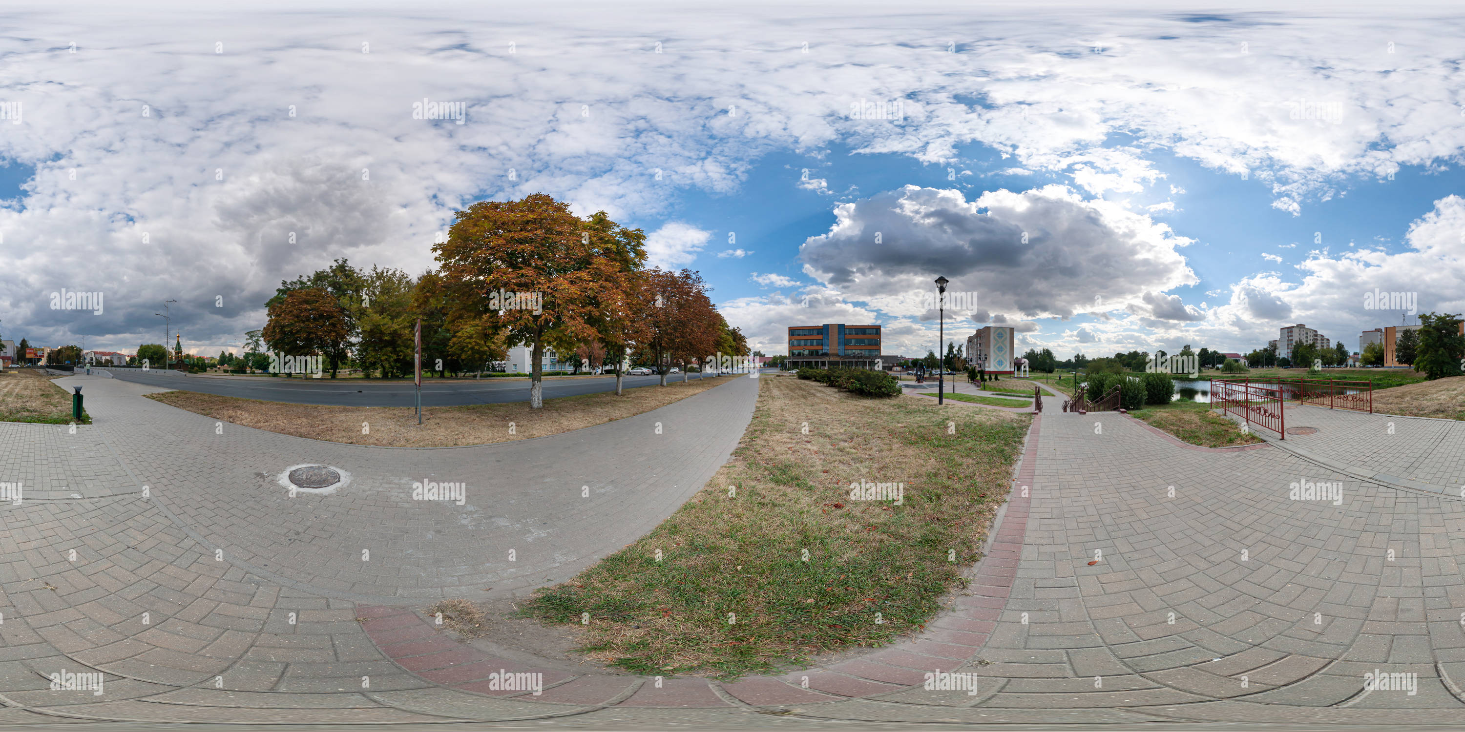 360° view of Slutsk, the area near the Museum of Belts - Alamy