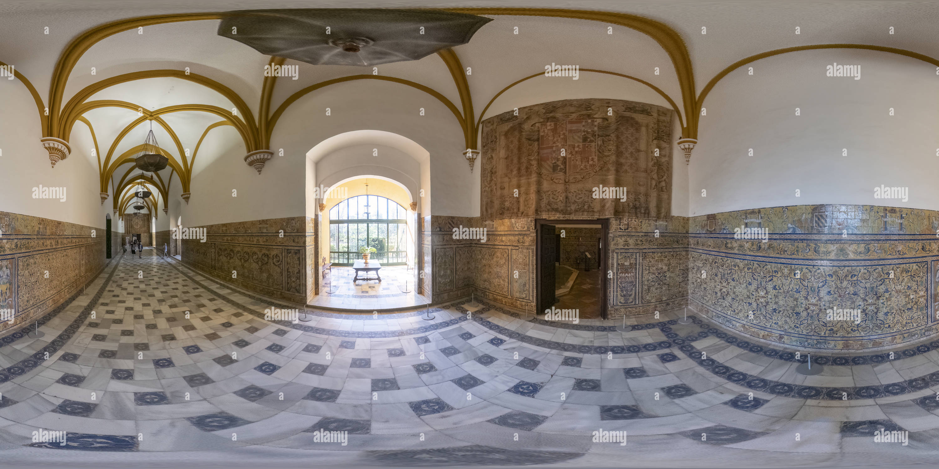 360° view of Sevilla - Real Alcazar - Alamy