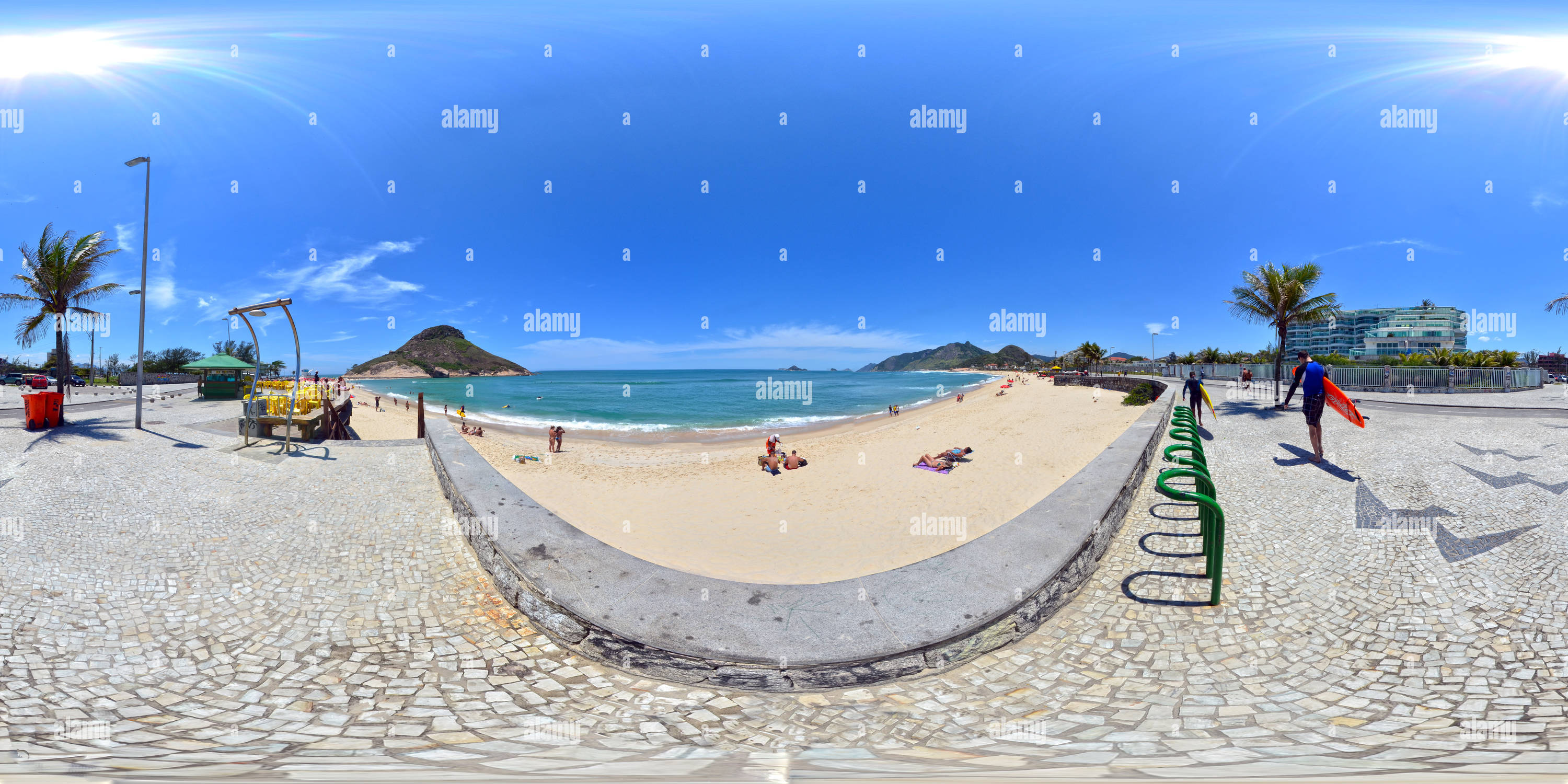 360° view of Praia do Recreio dos Bandeirantes - Rio de Janeiro - Alamy