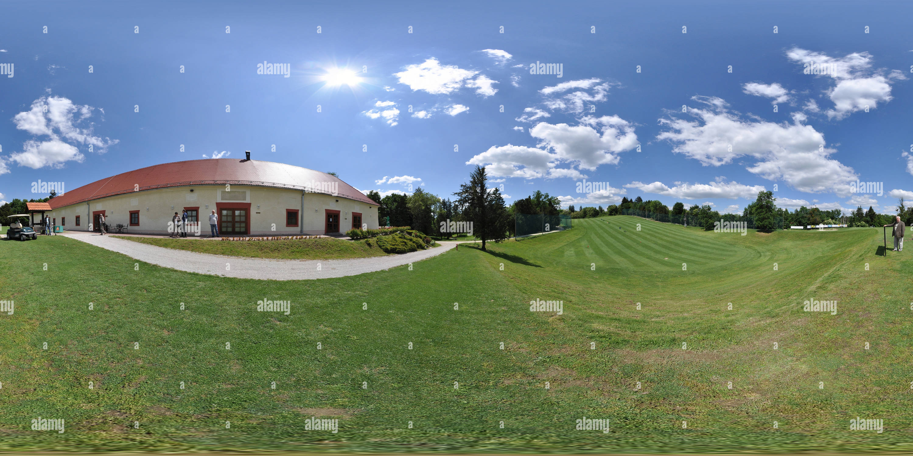 360° view of Golf Castello Mokrice - Alamy