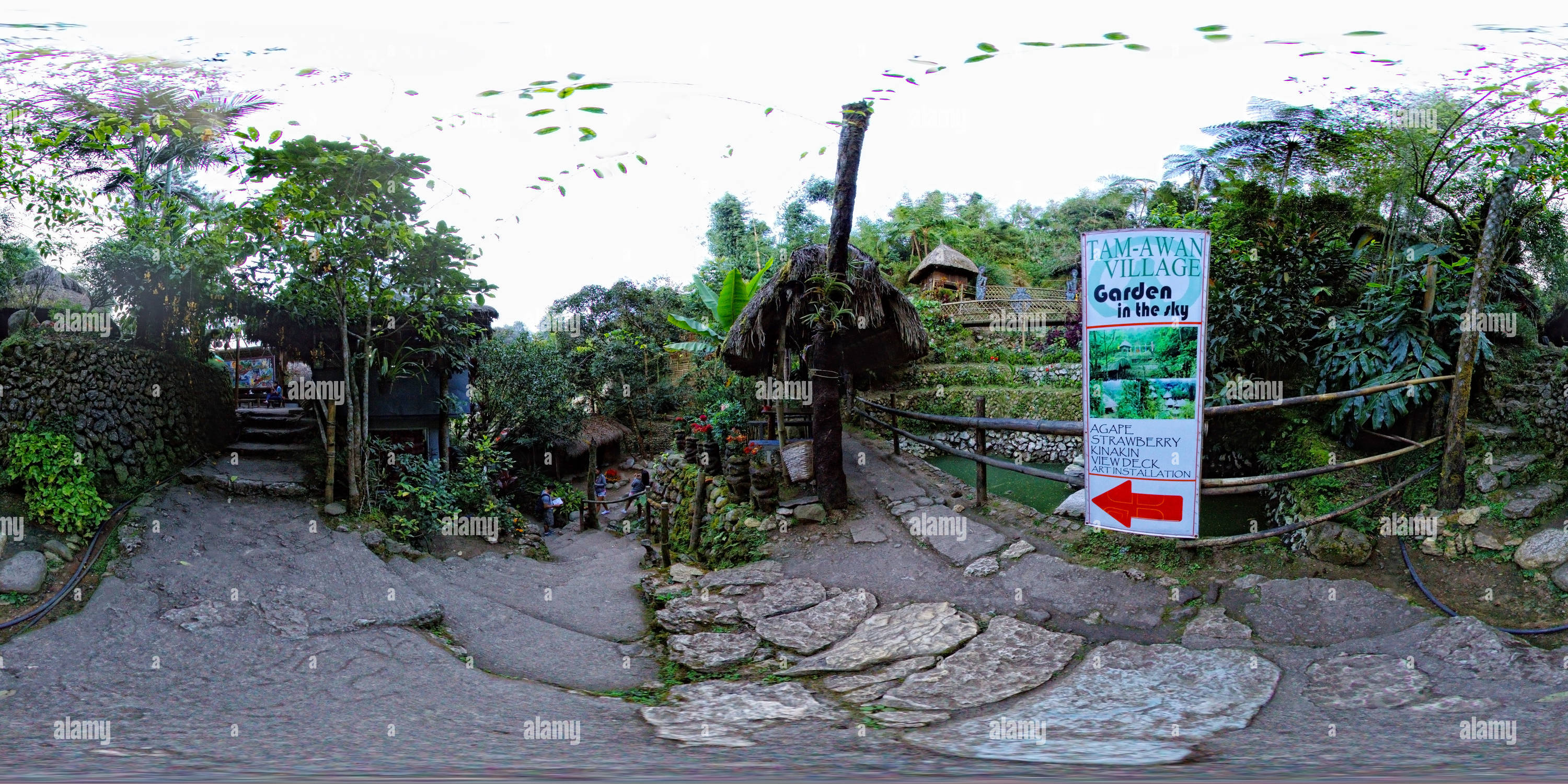 360° view of Tam-awan Village, Baguio - Alamy